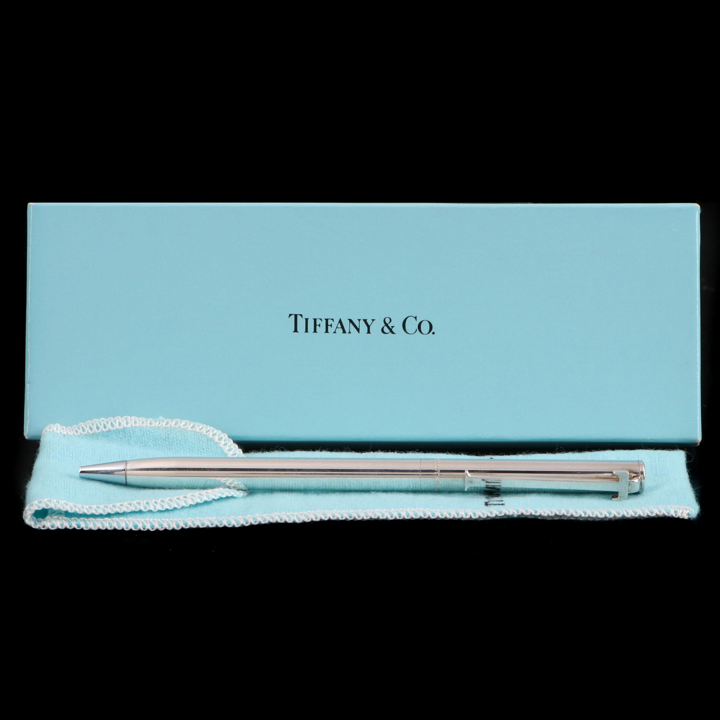 Tiffany & Co. Sterling Silver T-Clip Ballpoint Pen | EBTH