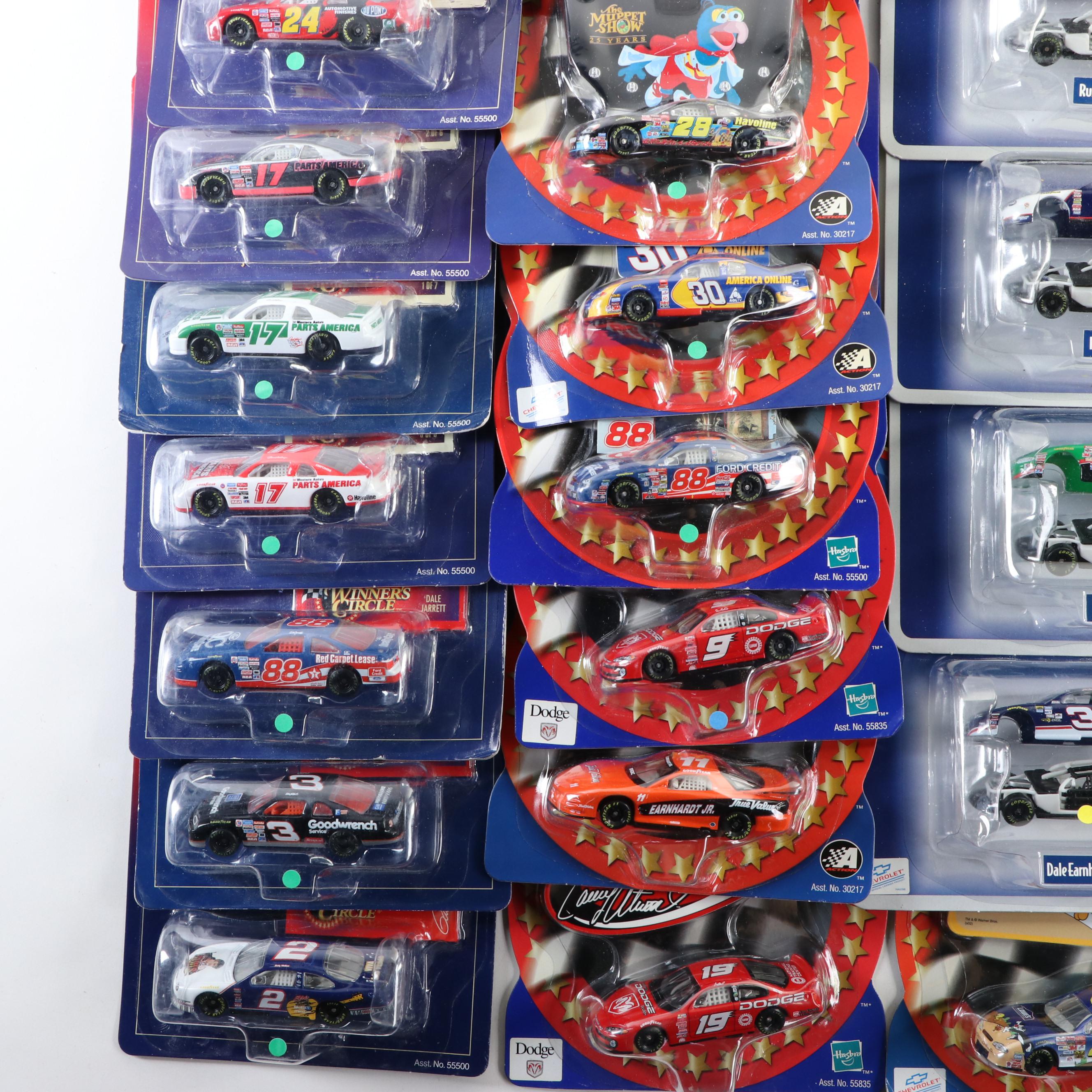 Hasbro Winners Circle Diecast Stock Cars Including Dale Earnhardt and ...