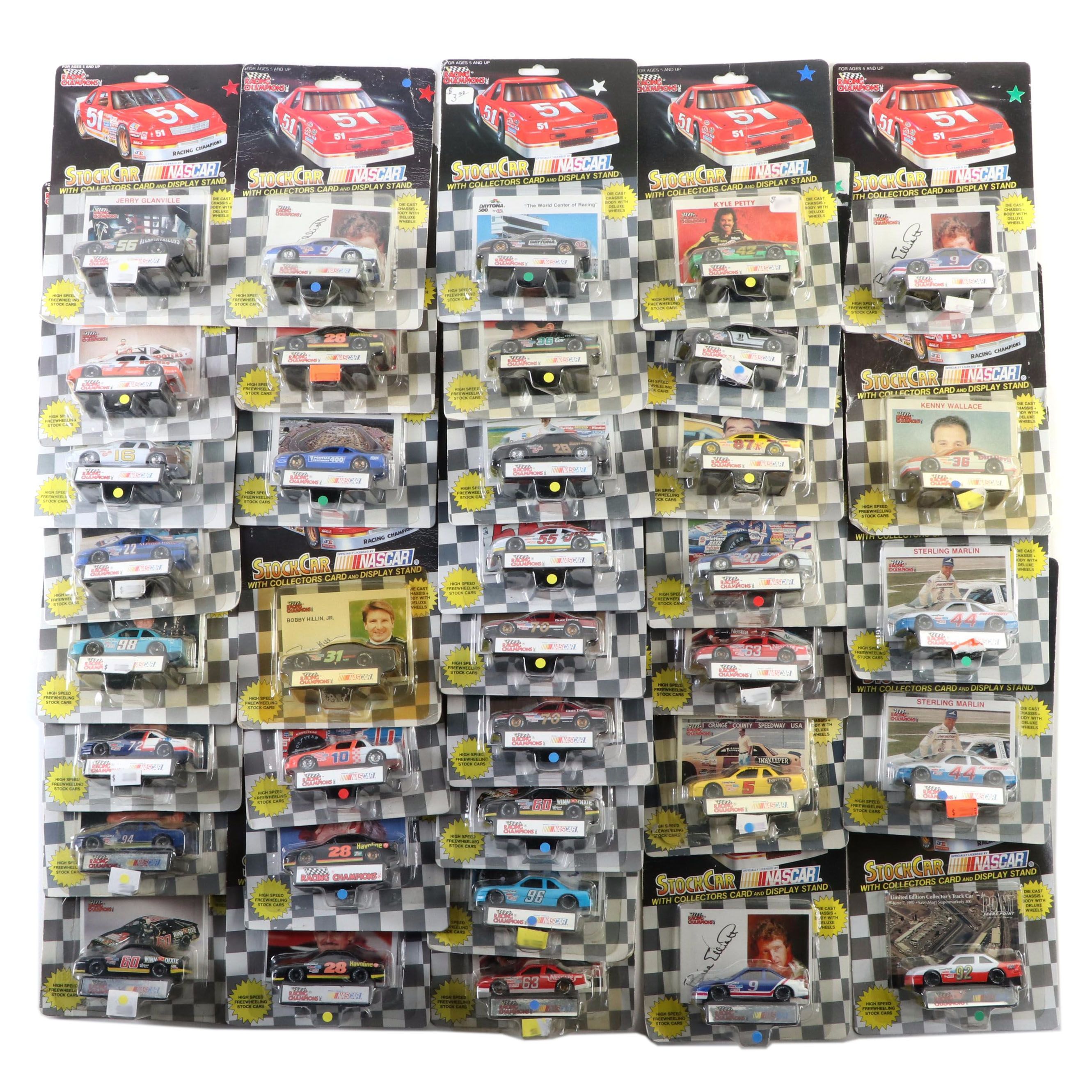Racing Champions NASCAR Diecast Stock Cars Including Tom Peck | EBTH