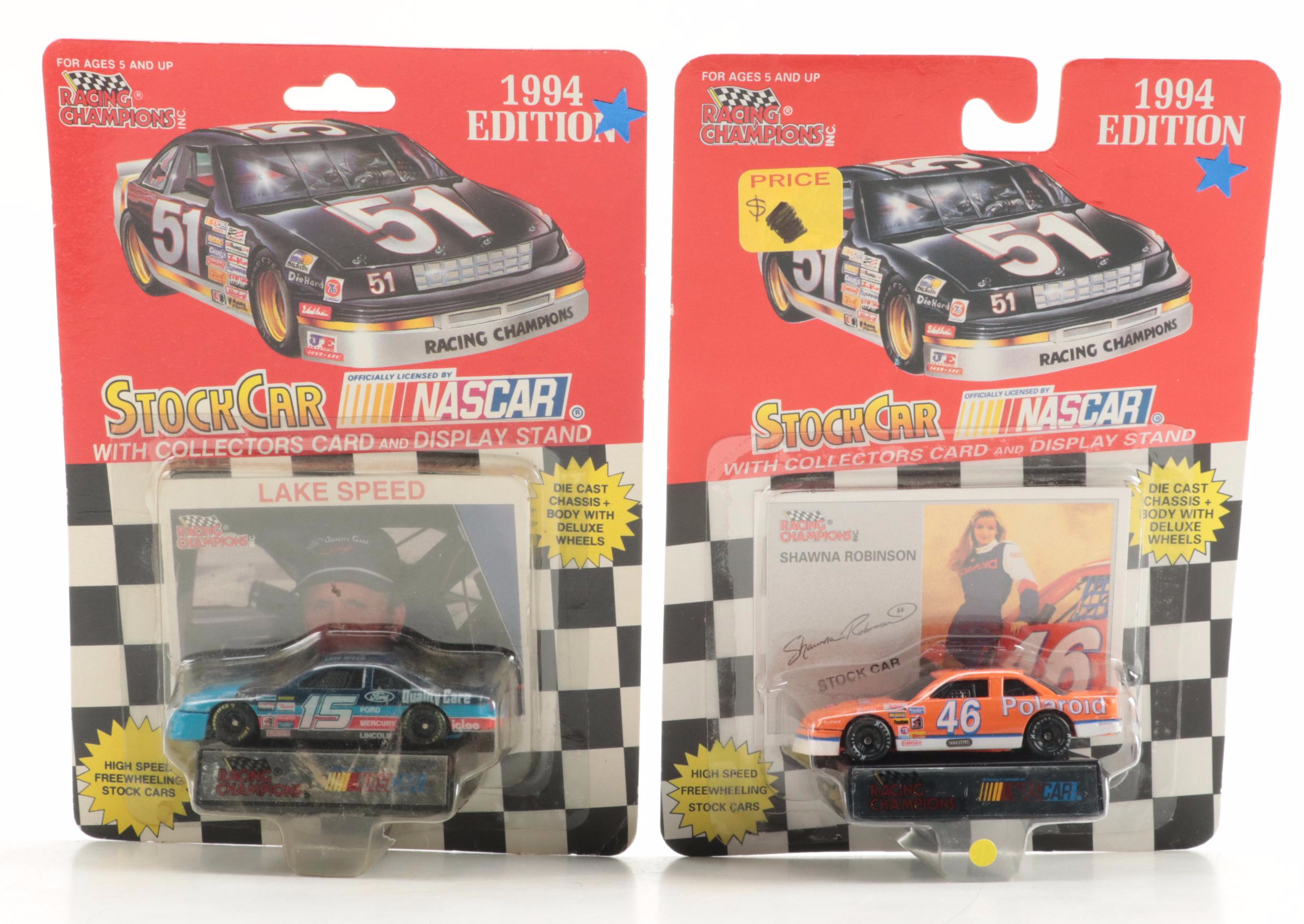 Ertl Racing Champions NASCAR Diecast Stock Cars with Signed Harry Gant ...