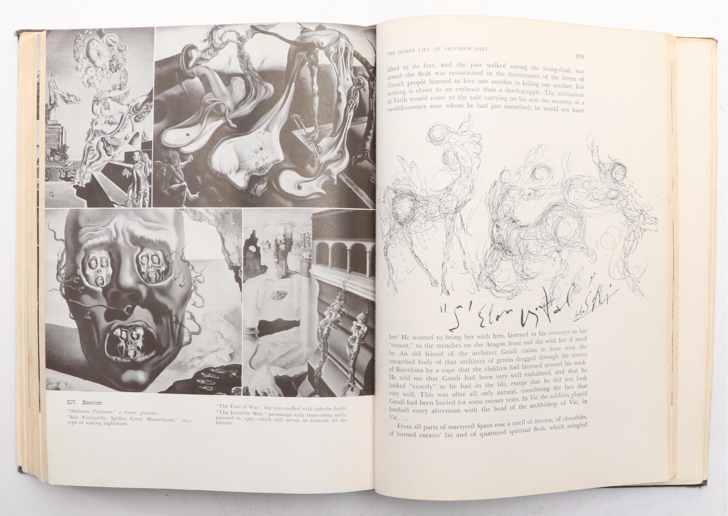 First American Edition "The Secret Life of Salvador Dalí" by Salvador ...