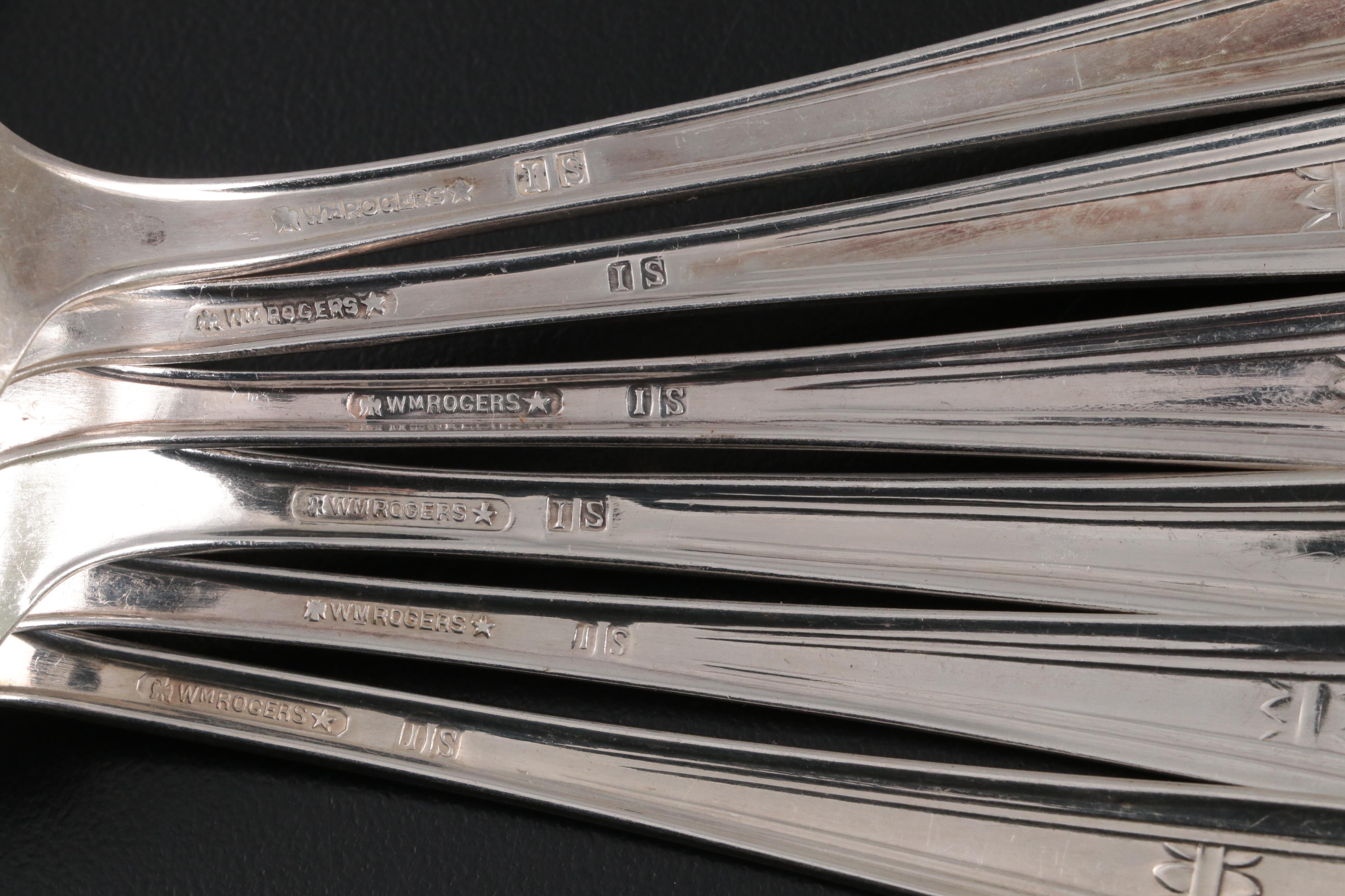 William Rogers Silver Plate Flatware, Early to Mid-20th Century | EBTH