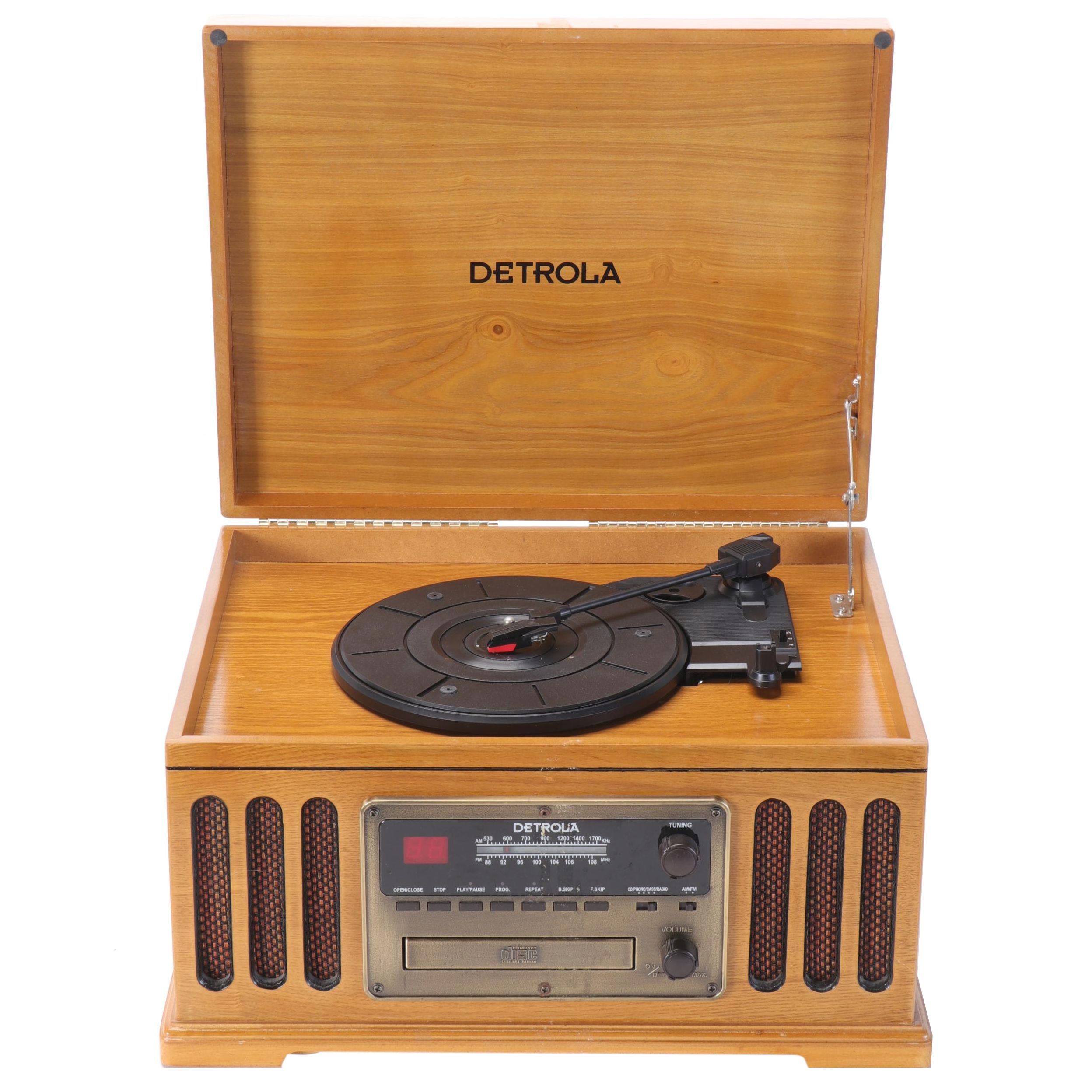 Detrola Combination Turntable, Radio, Tape Deck and CD Player, 21st ...