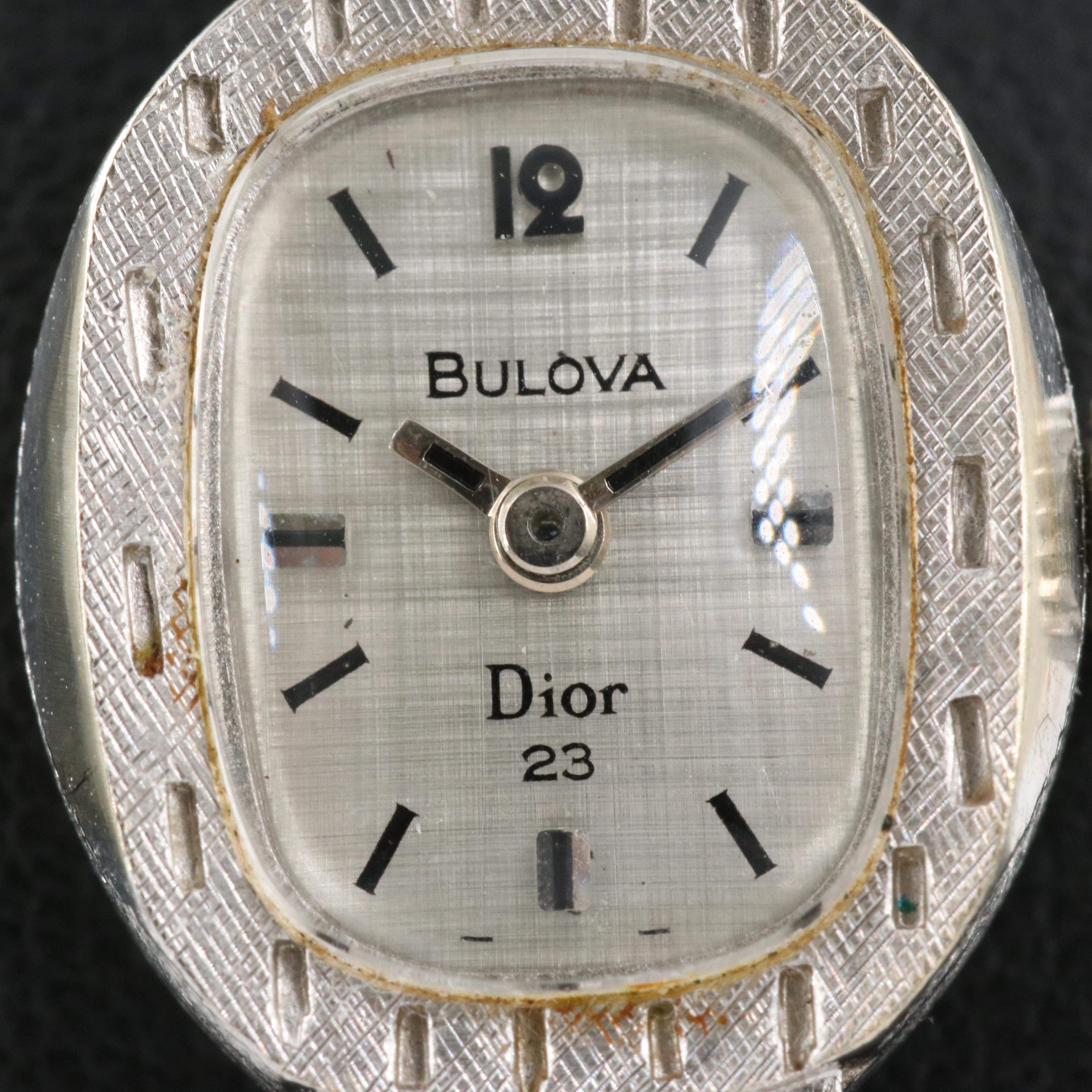14K Bulova Dior Stem Wind Wristwatch | EBTH