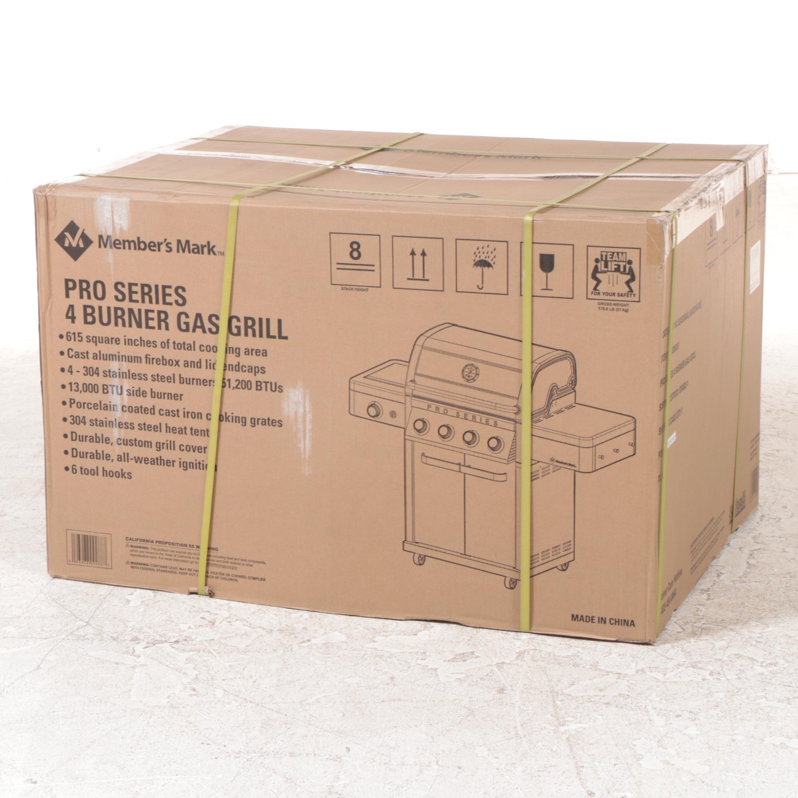 Member's Mark Pro Series Four-Burner Gas Grill | EBTH