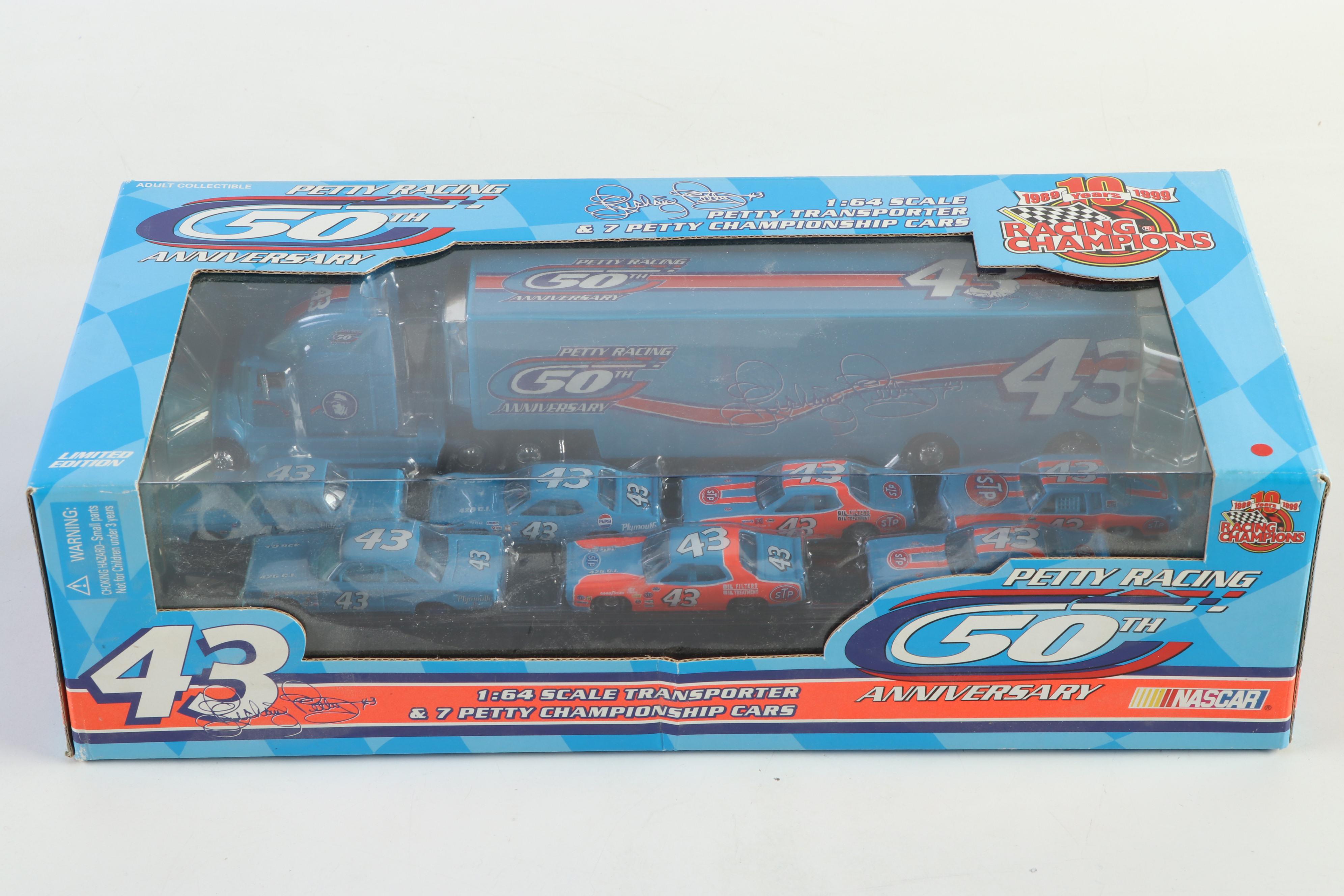 Racing Champions, Mattel, and Other NASCAR Richard Petty Diecast Stock ...