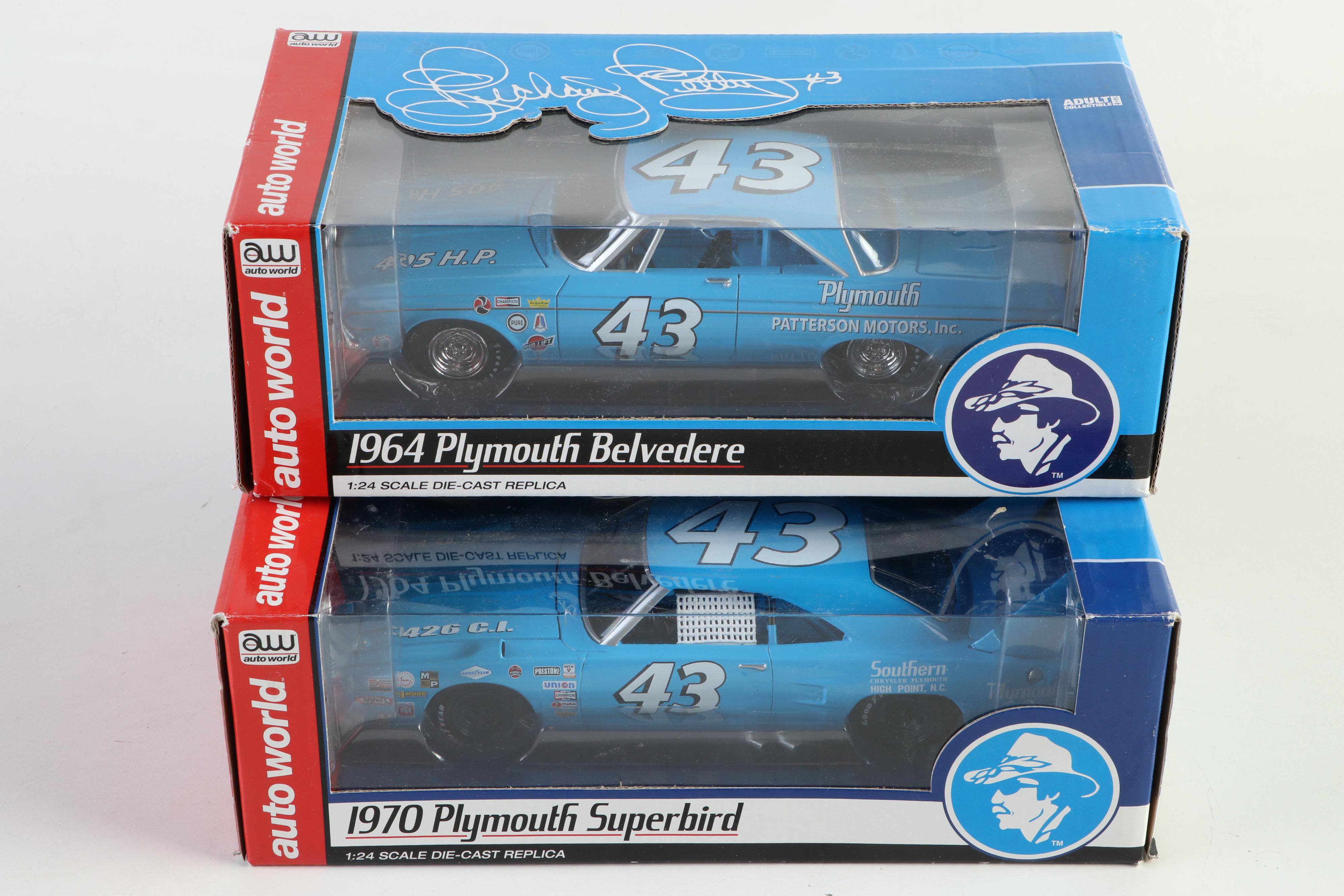 Racing Champions, Mattel, and Other NASCAR Richard Petty Diecast Stock ...