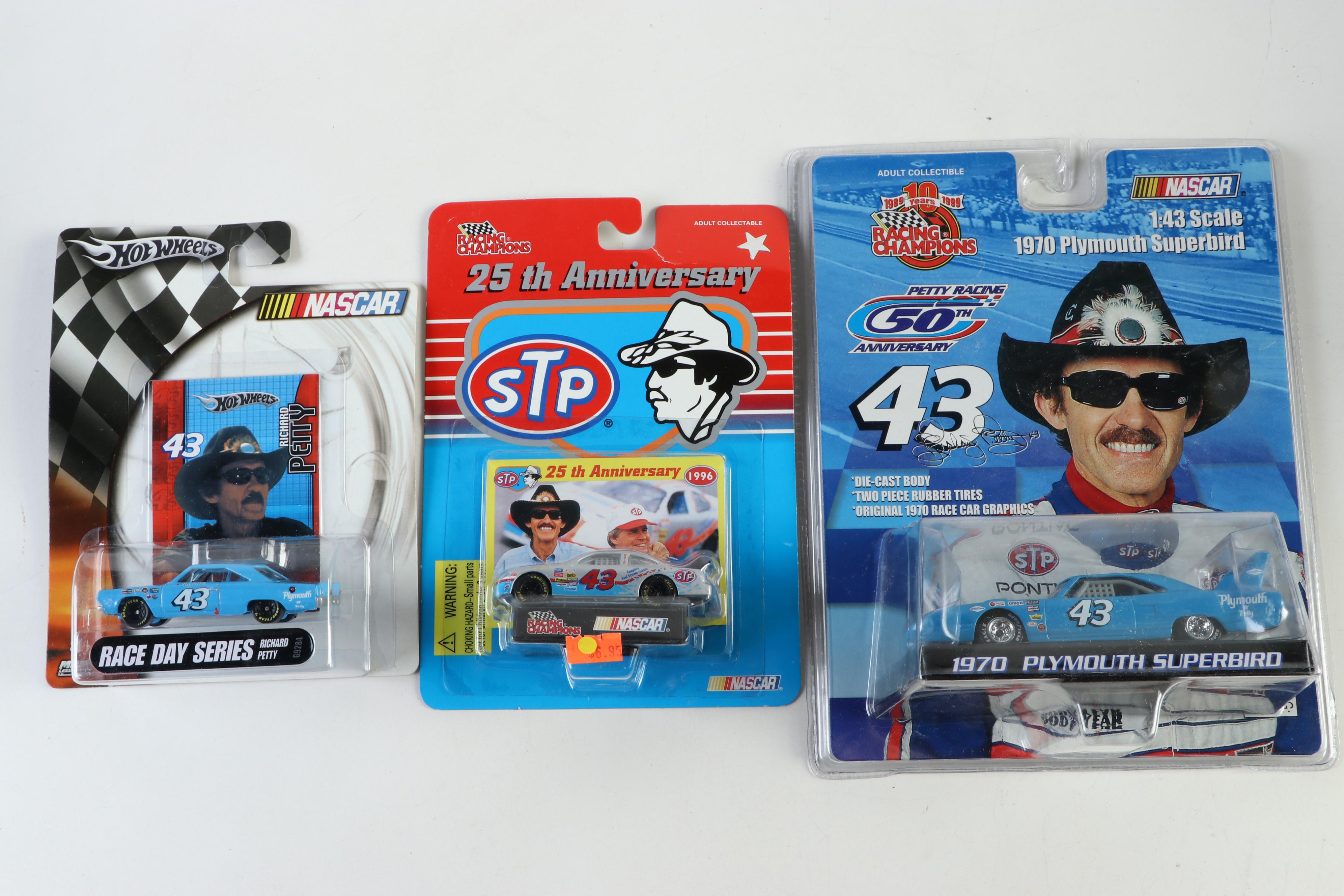 Racing Champions, Mattel, and Other NASCAR Richard Petty Diecast Stock ...
