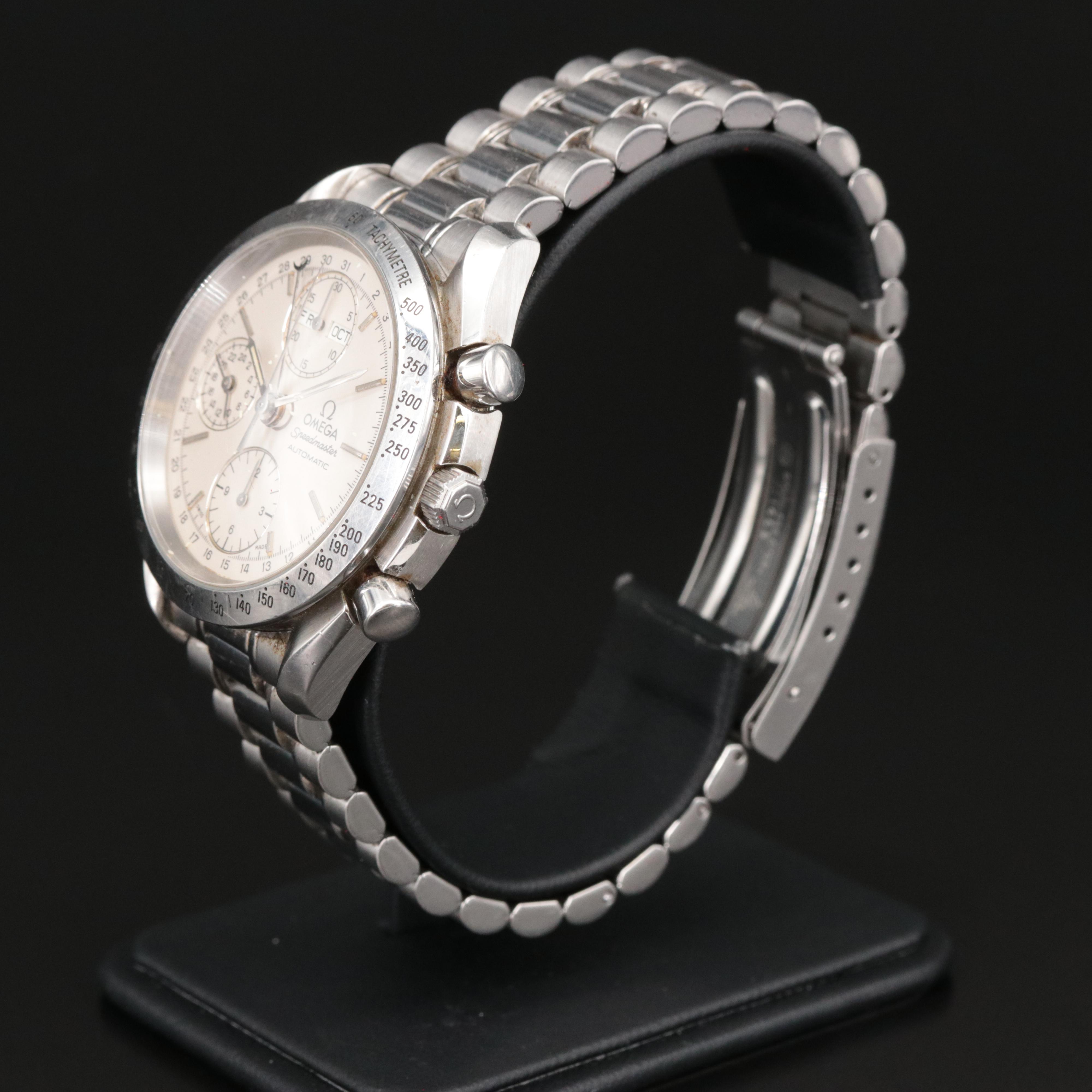 Omega Speedmaster Triple Date Automatic Wristwatch | EBTH