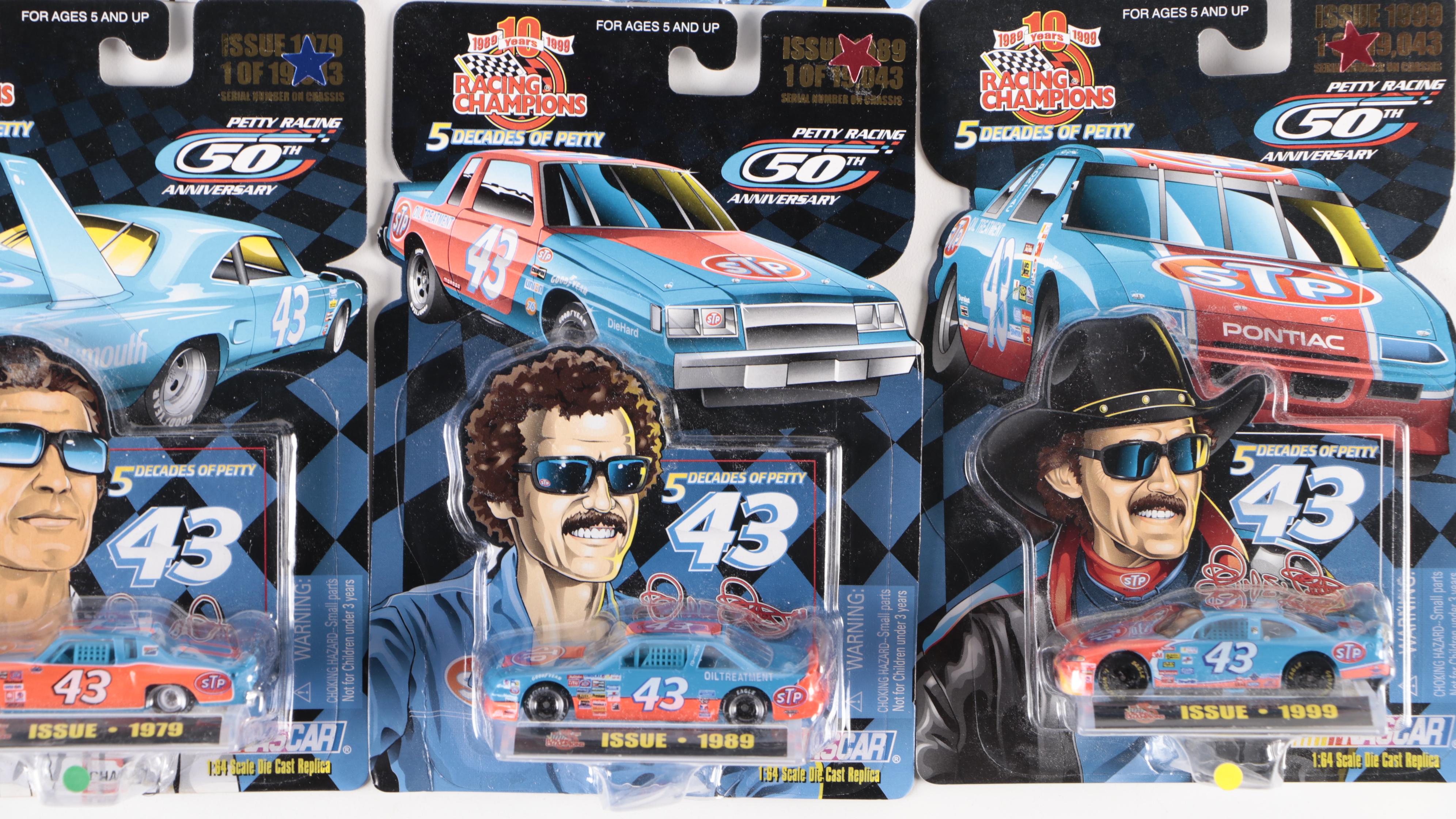 Racing Champions NASCAR 50th Anniversary Richard Petty Diecast Stock ...