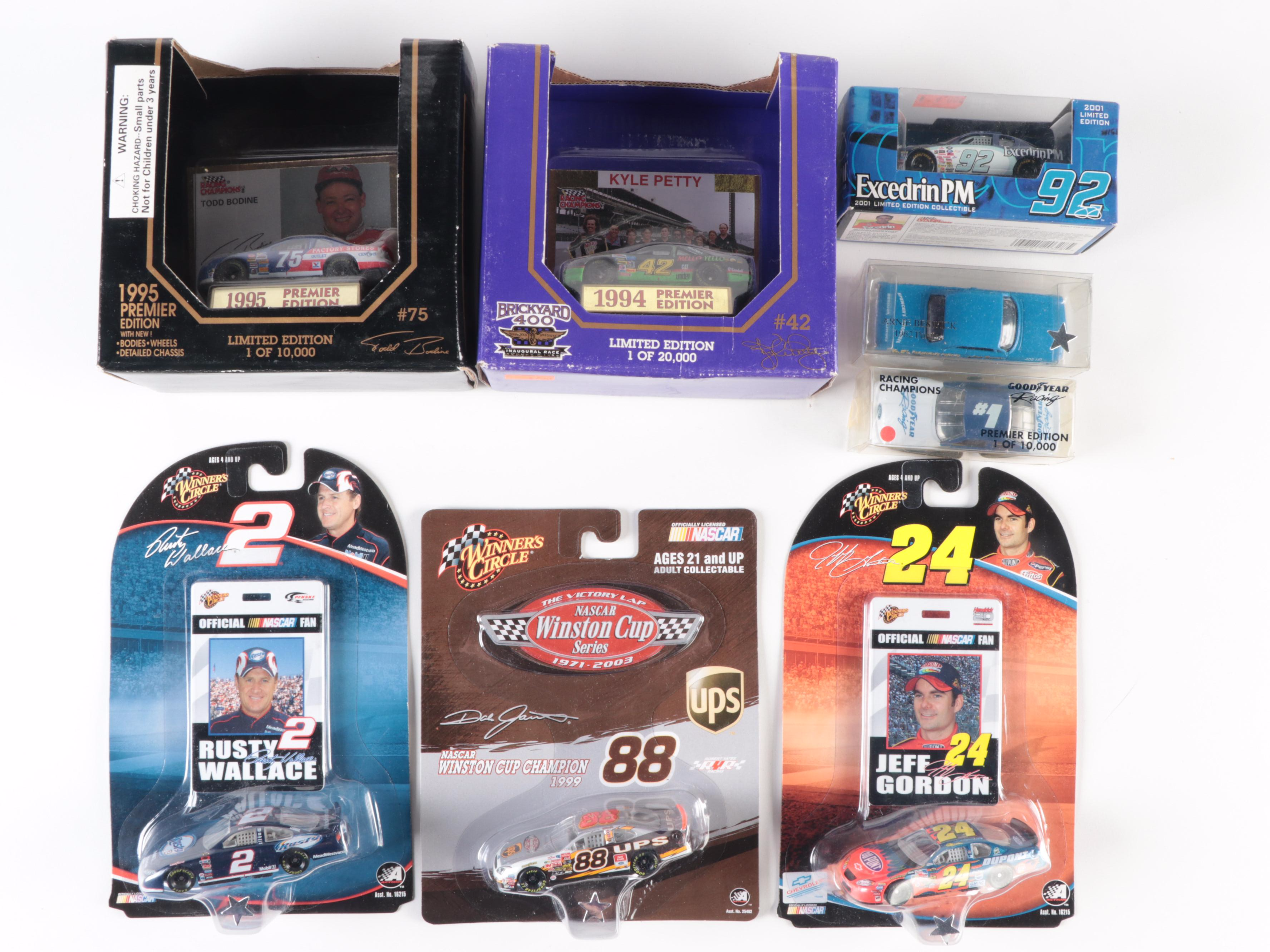 Racing Champions Premier Edition and More NASCAR Diecast Toy Cars | EBTH