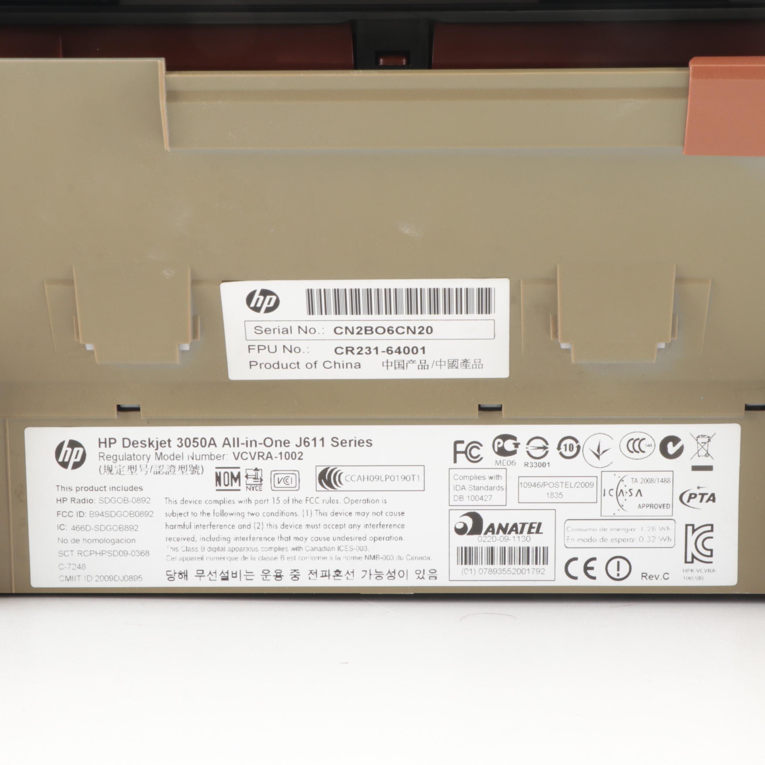 HP Deskjet 3052A e-All-in-One Printer | EBTH