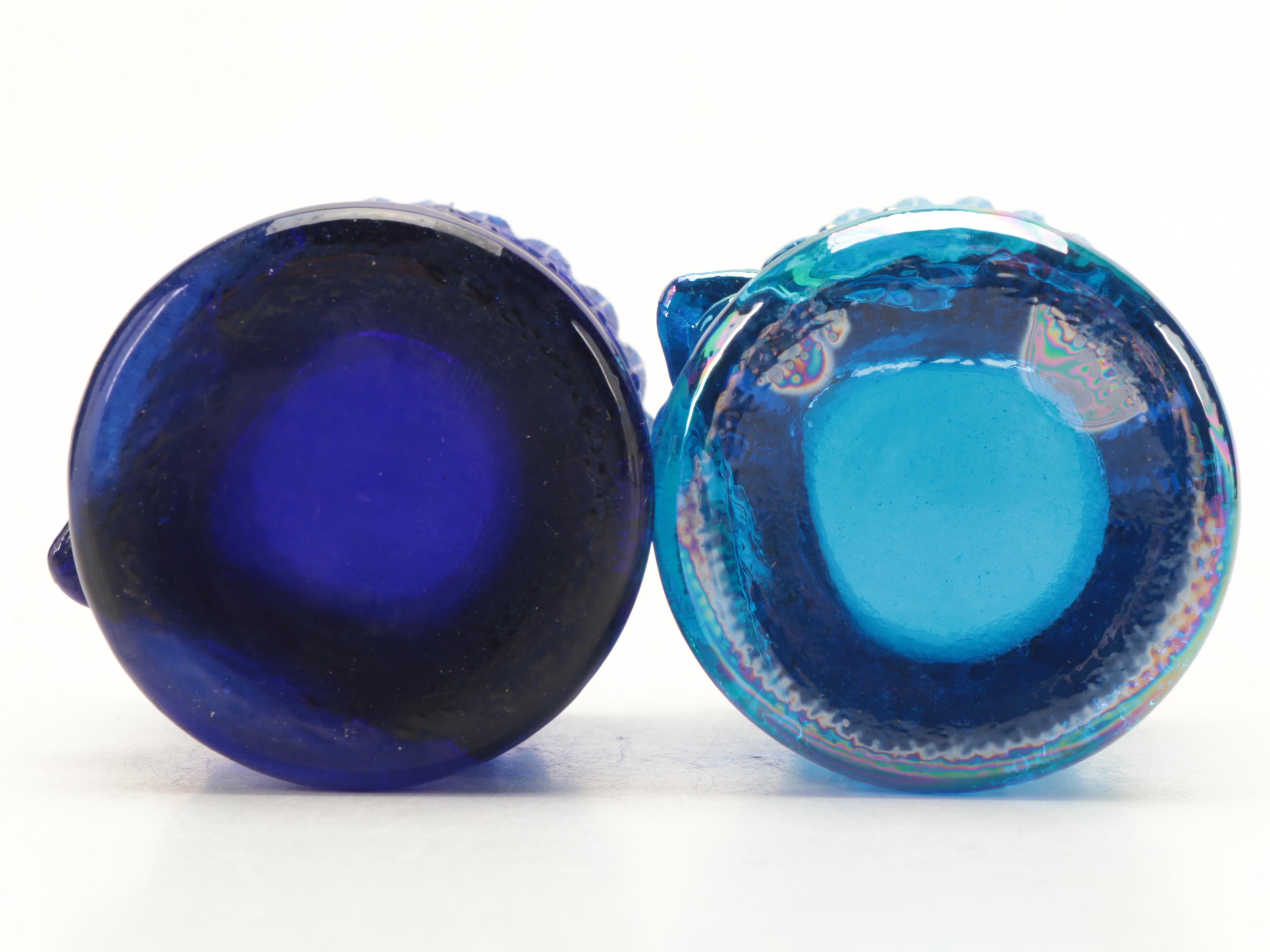 St. Clair and Other Carnival and Slag Glass Toothpick Holders and Wall ...