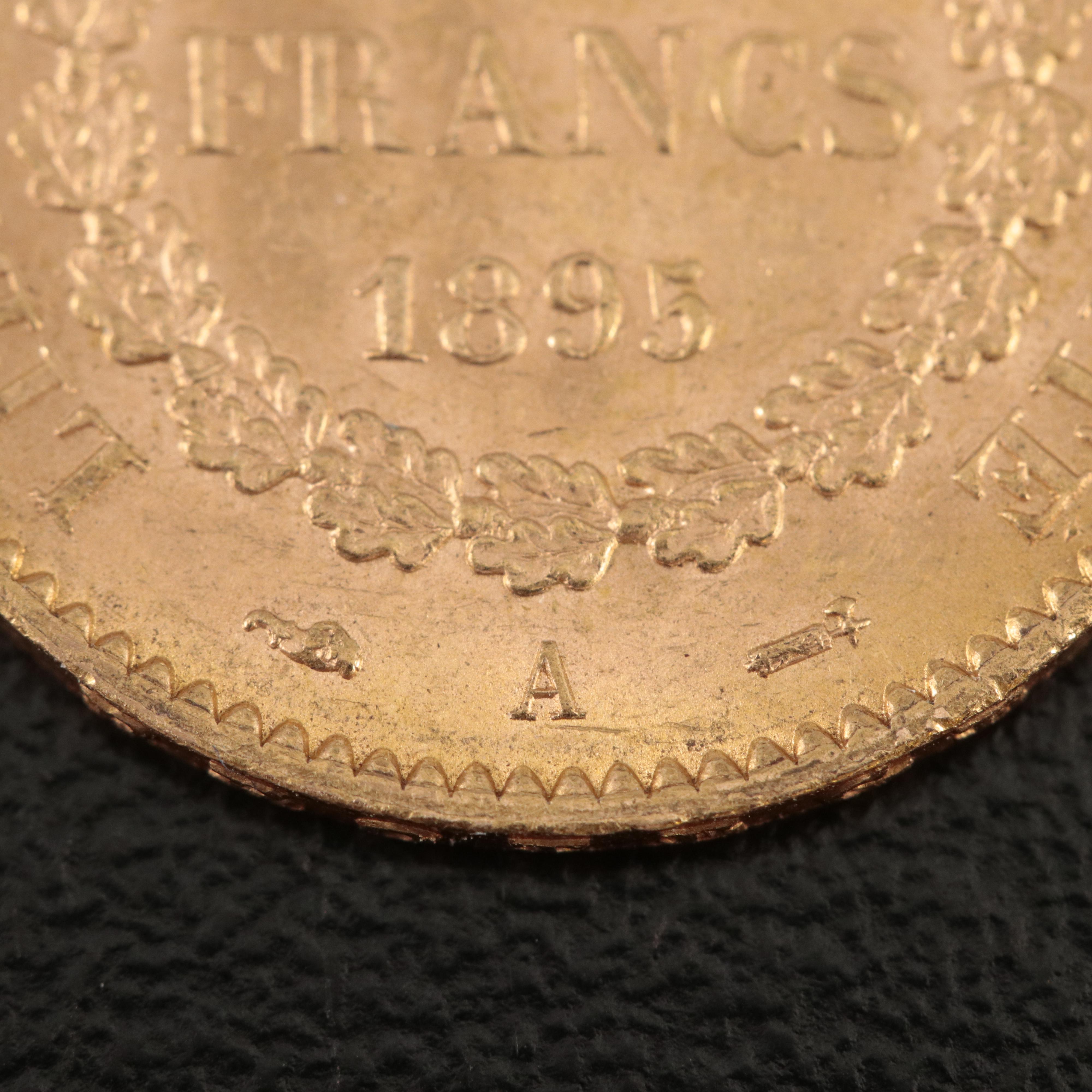 Three French 20 Francs Gold Coins, Including 1818-A | EBTH