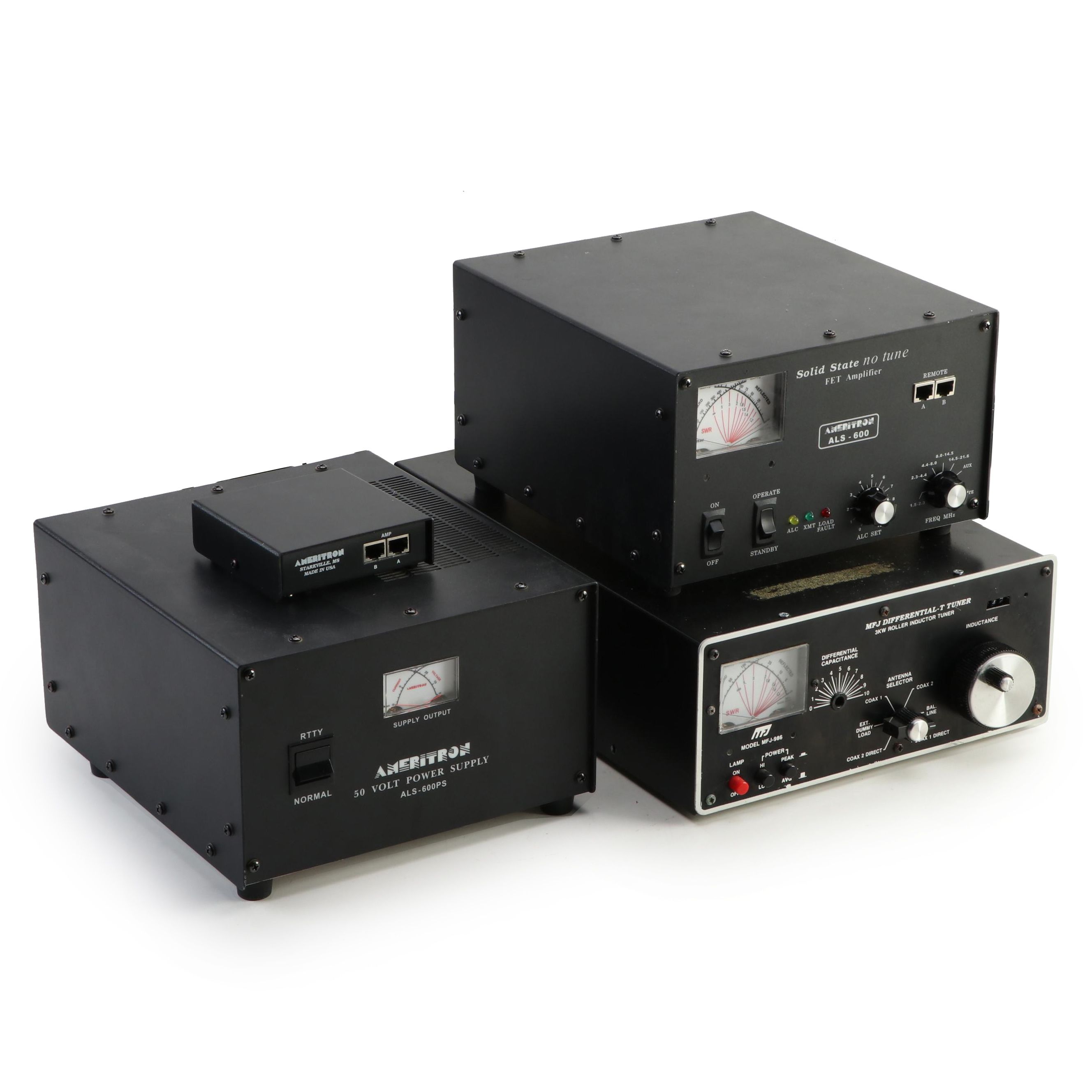 Ameritron ALS-600 and ALS-600PS Amplifiers with MFK Enterprises Antenna ...