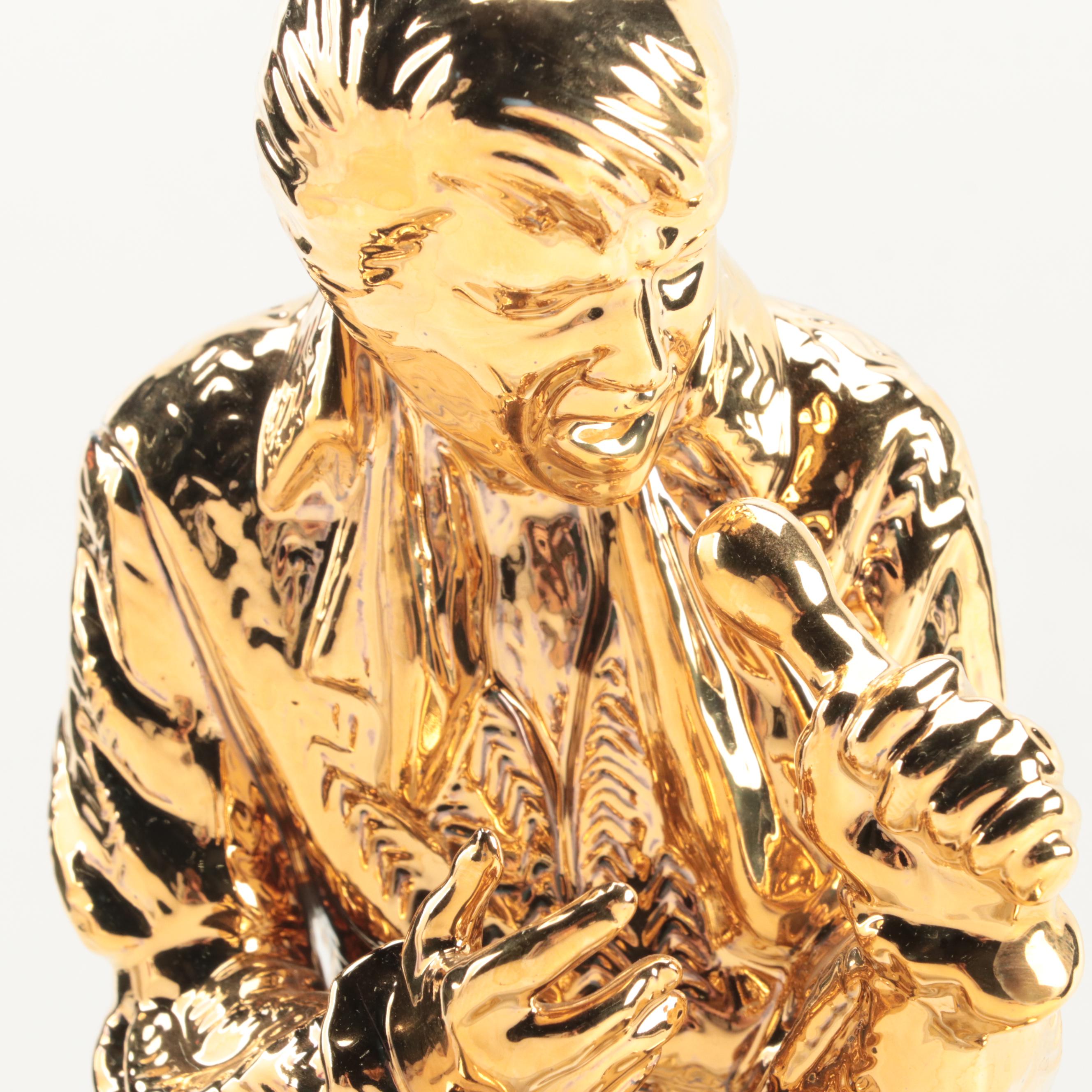 McCormick Elvis Gold Encore Ceramic Whiskey Decanter | EBTH