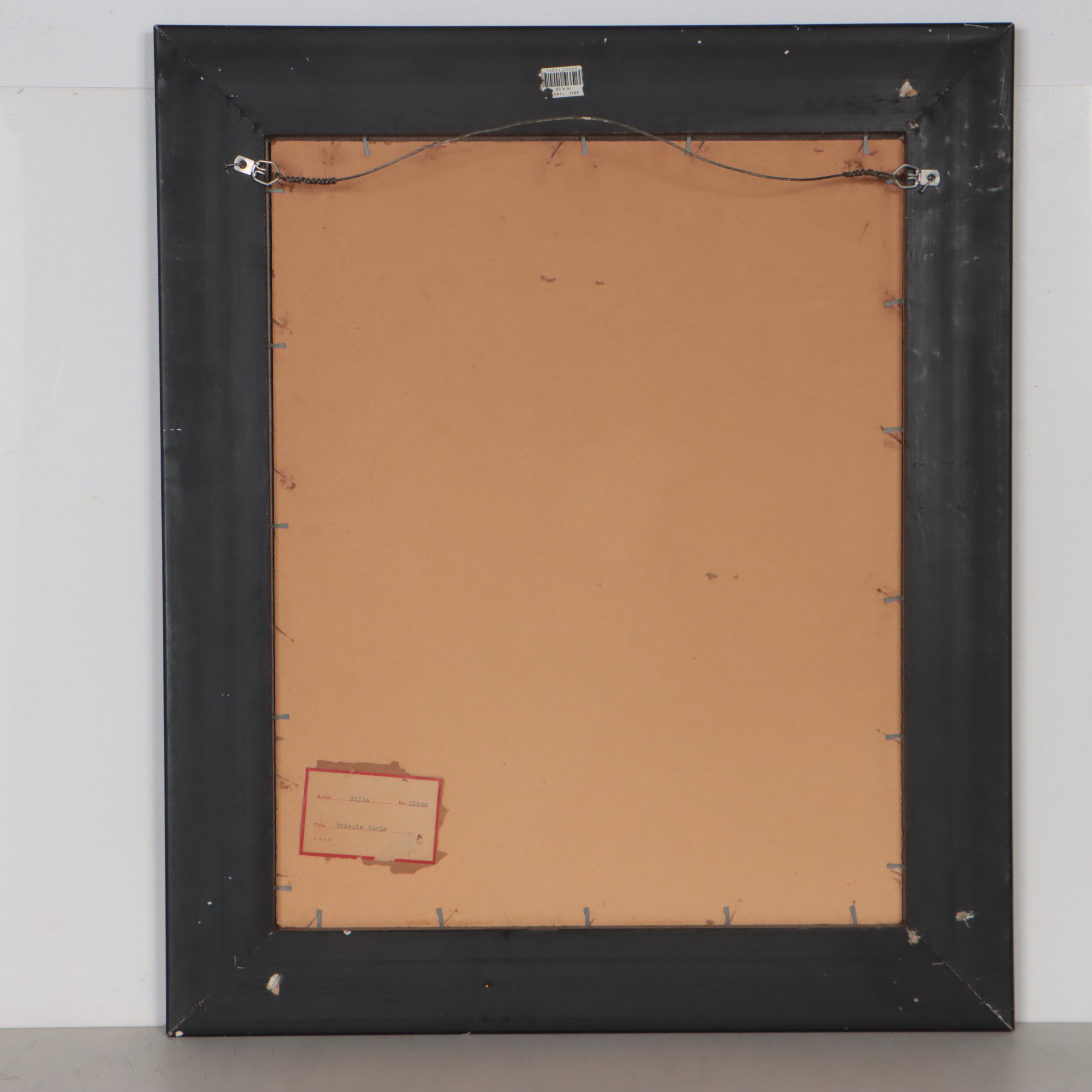 Jacques Bille Oil Painting of Floral Still Life | EBTH