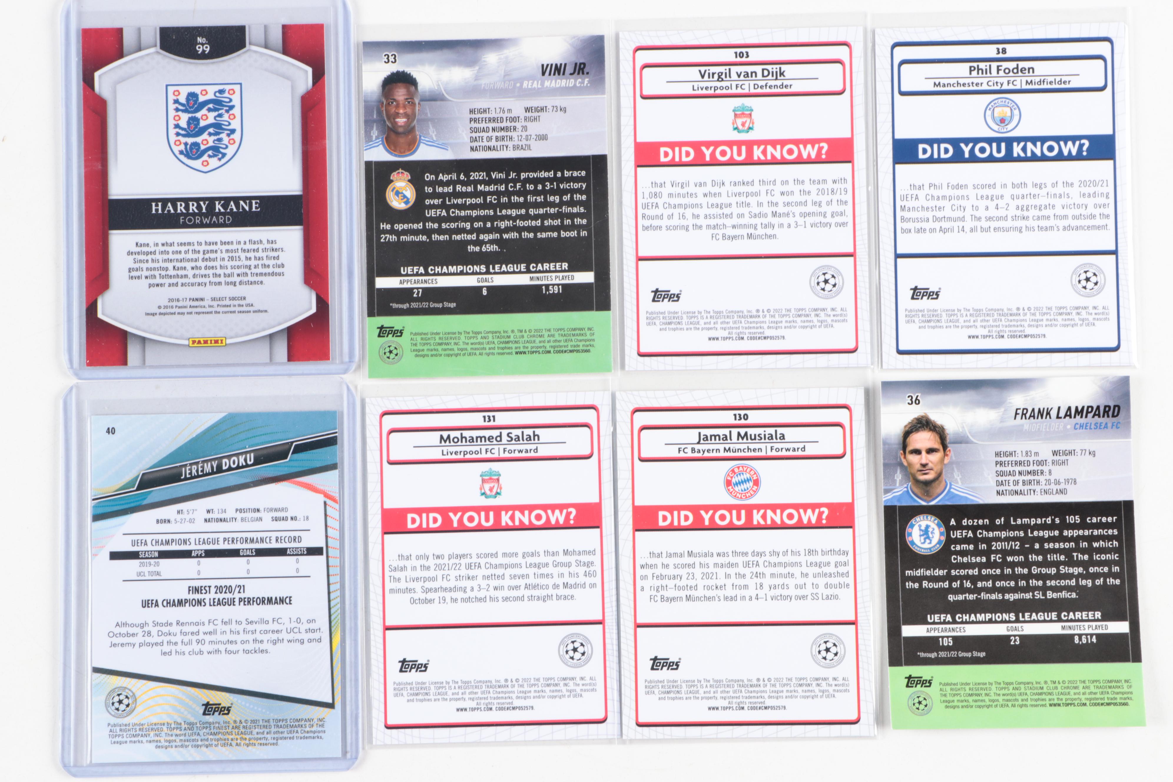 Panini, Topps Soccer Cards With Ronaldo, Mbappe, Neymar Jr., More ...