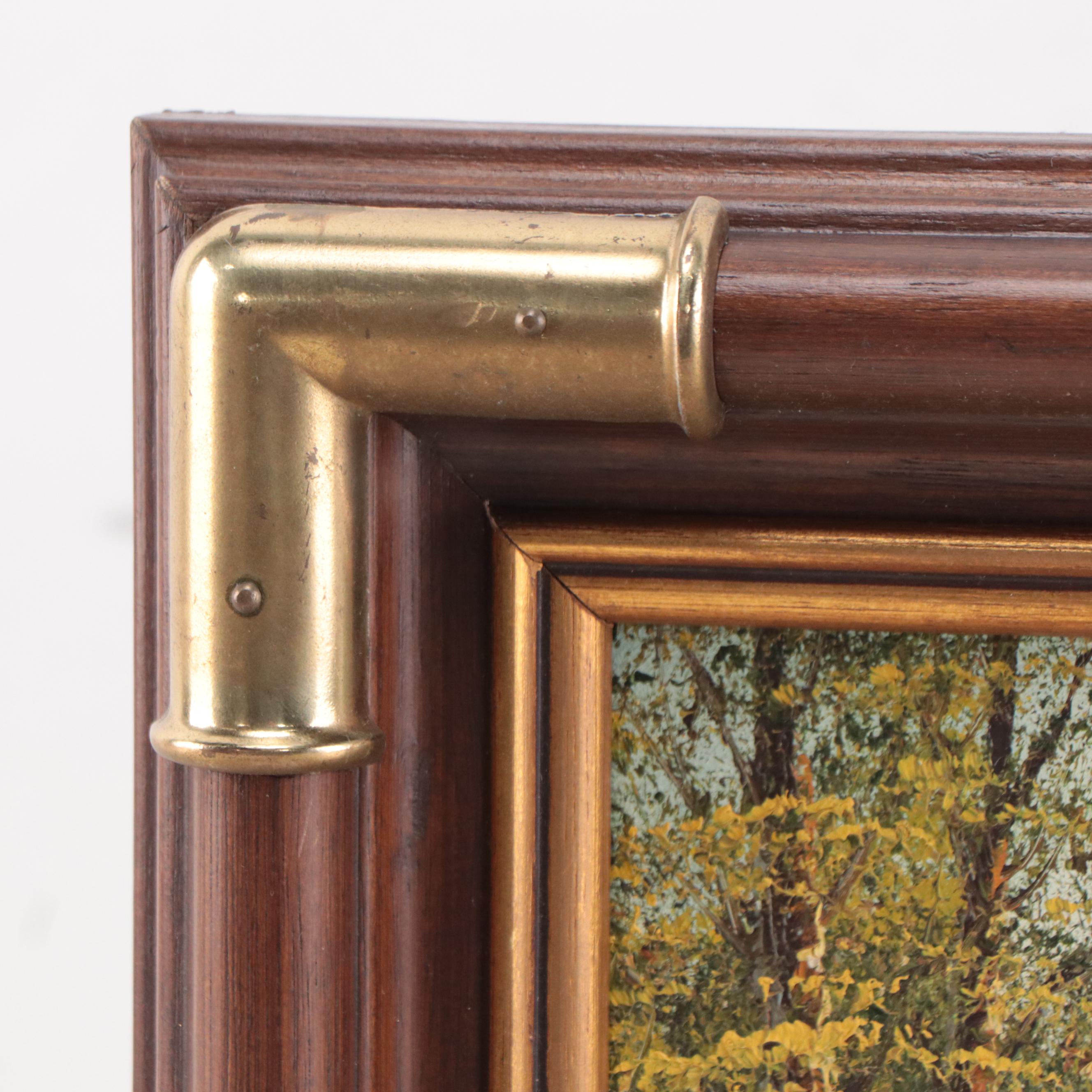 Phillip Cantrell Oil Painting of Forest Scene | EBTH