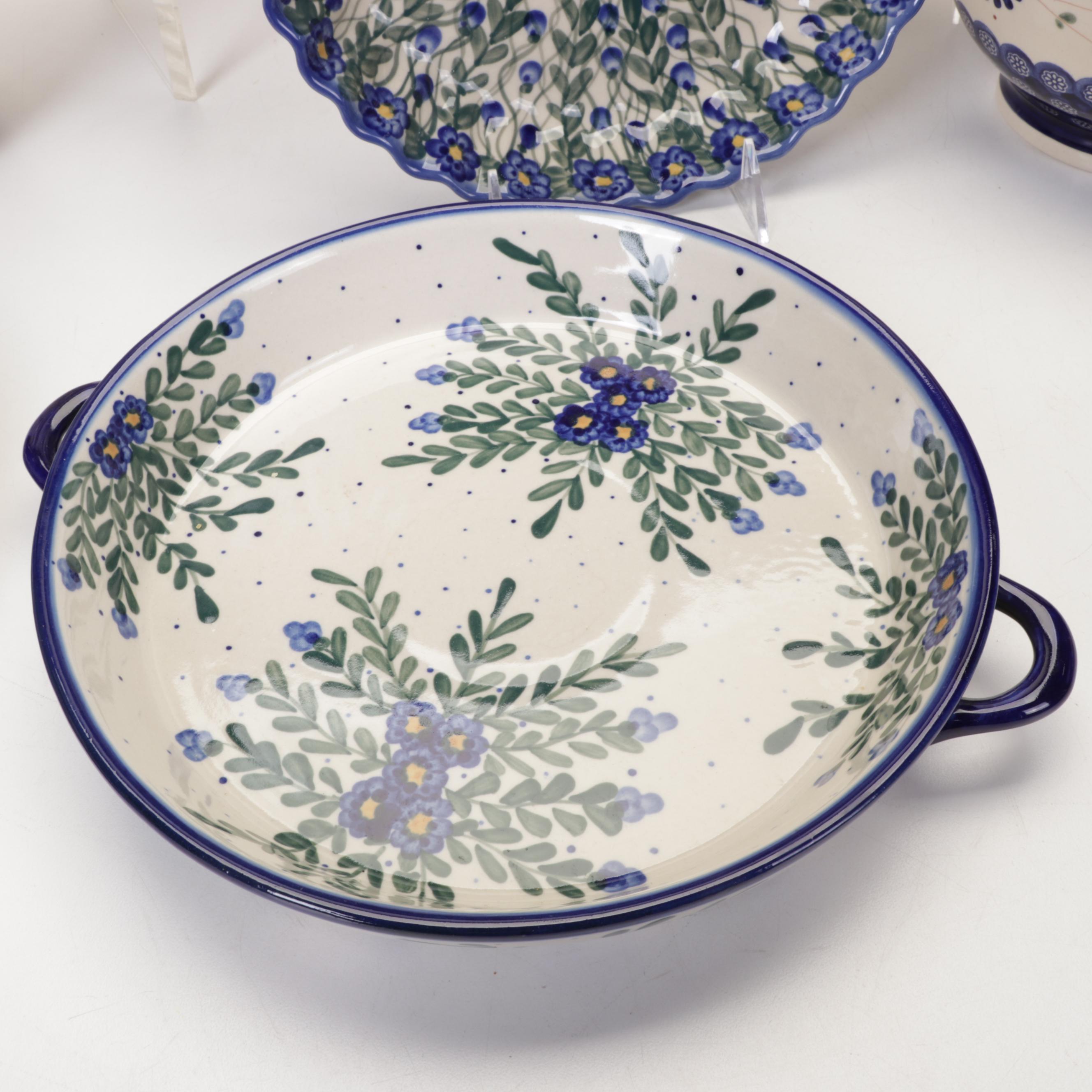 Boleslawiec Hand-Decorated Polish Pottery Dinnerware | EBTH