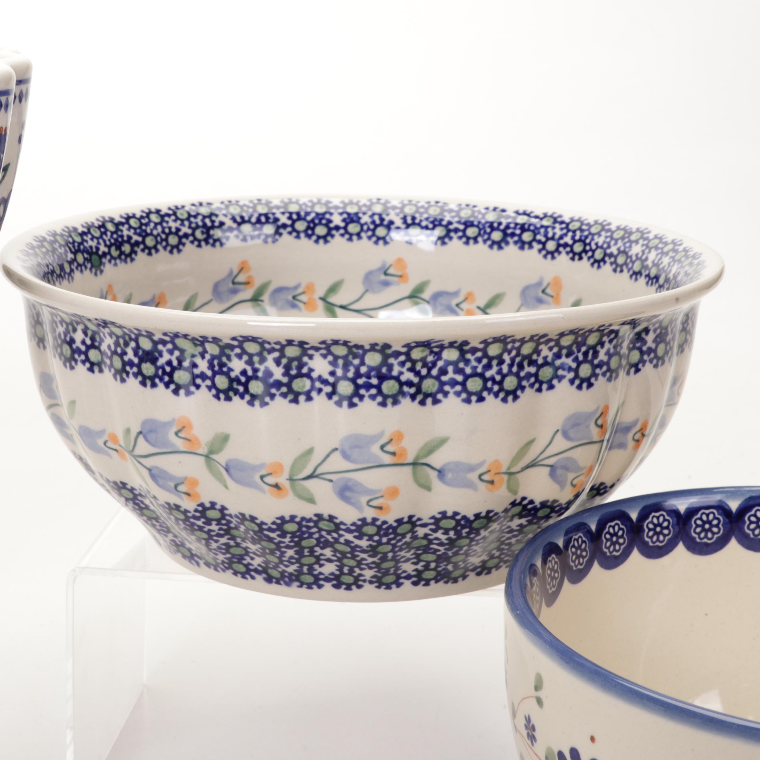 Boleslawiec Hand-Decorated Polish Pottery Dinnerware | EBTH