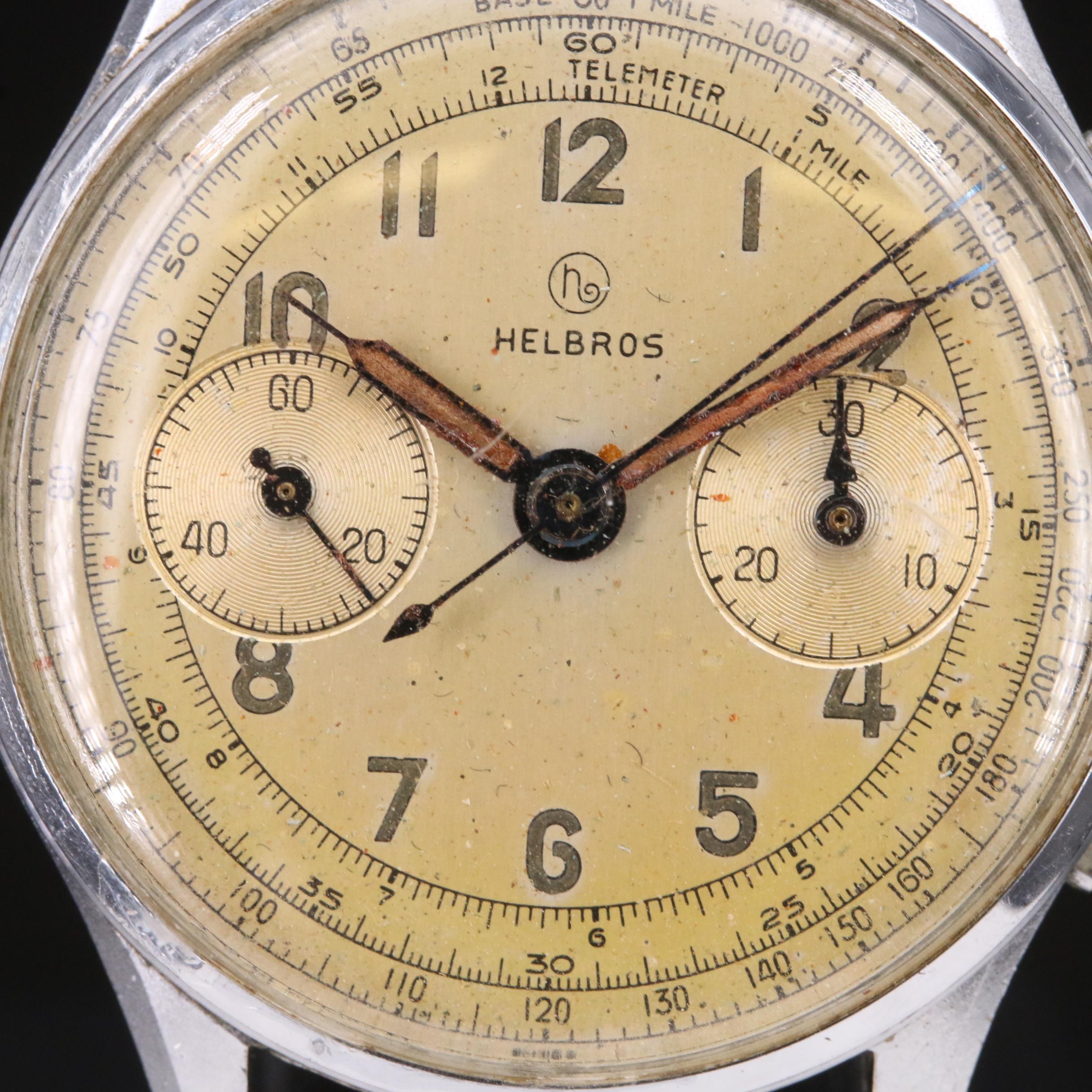Vintage Helbros Chronograph Wristwatch | EBTH
