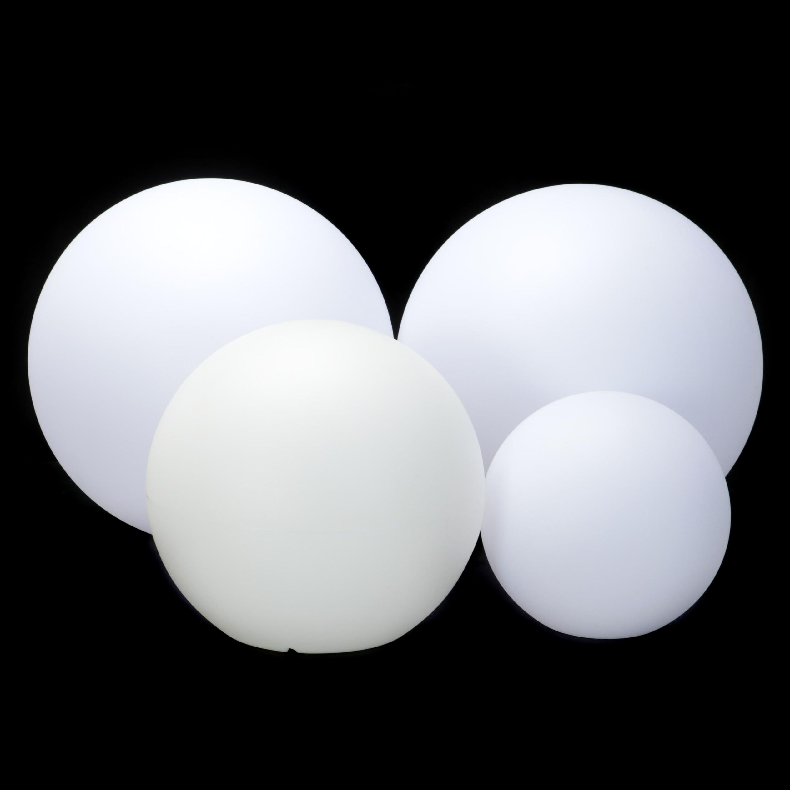 Large Color Changing Rechargeable LED Orb Lights With Remote | EBTH