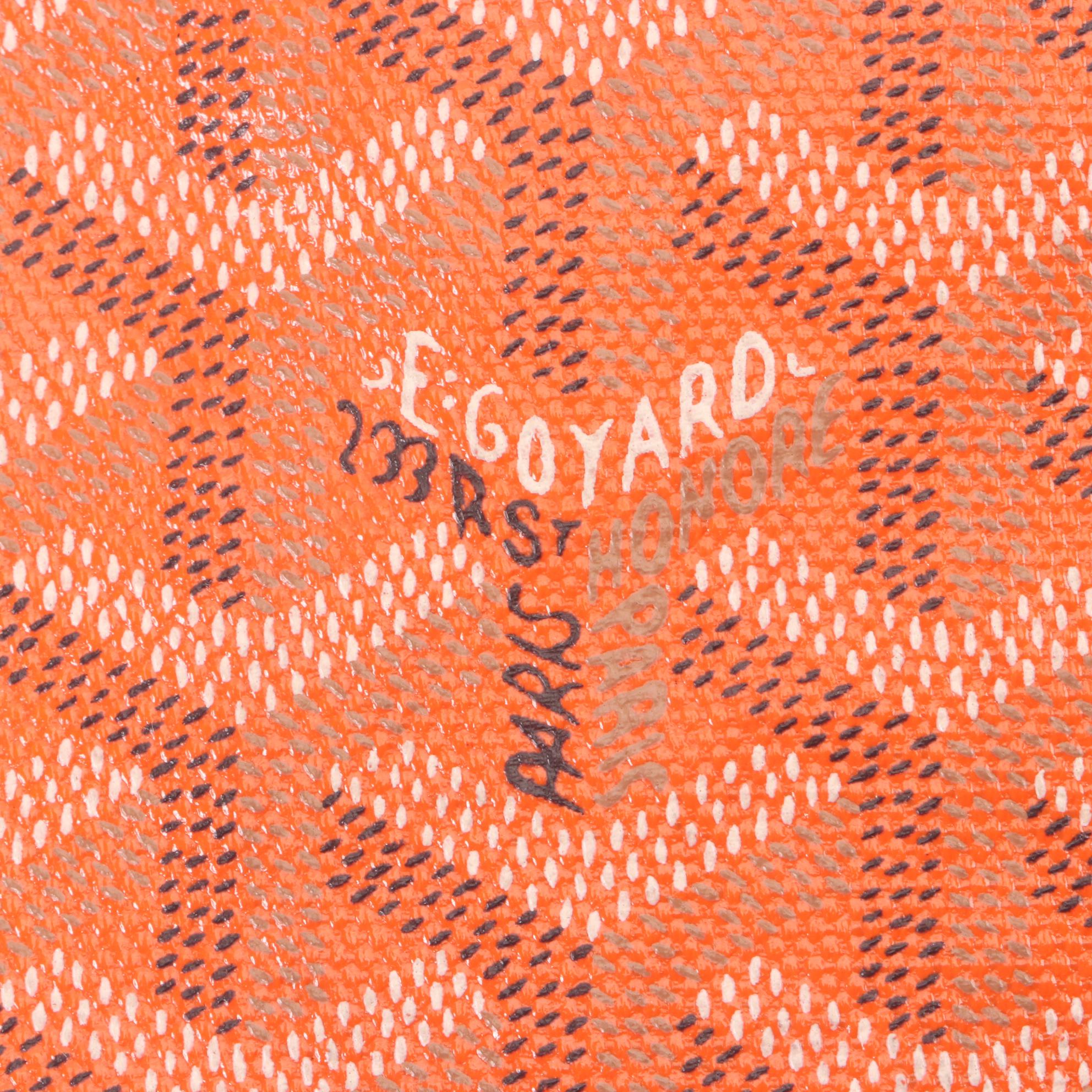 Goyard Saint Louis Tote PM and Pouch in Orange Goyardine Canvas and ...