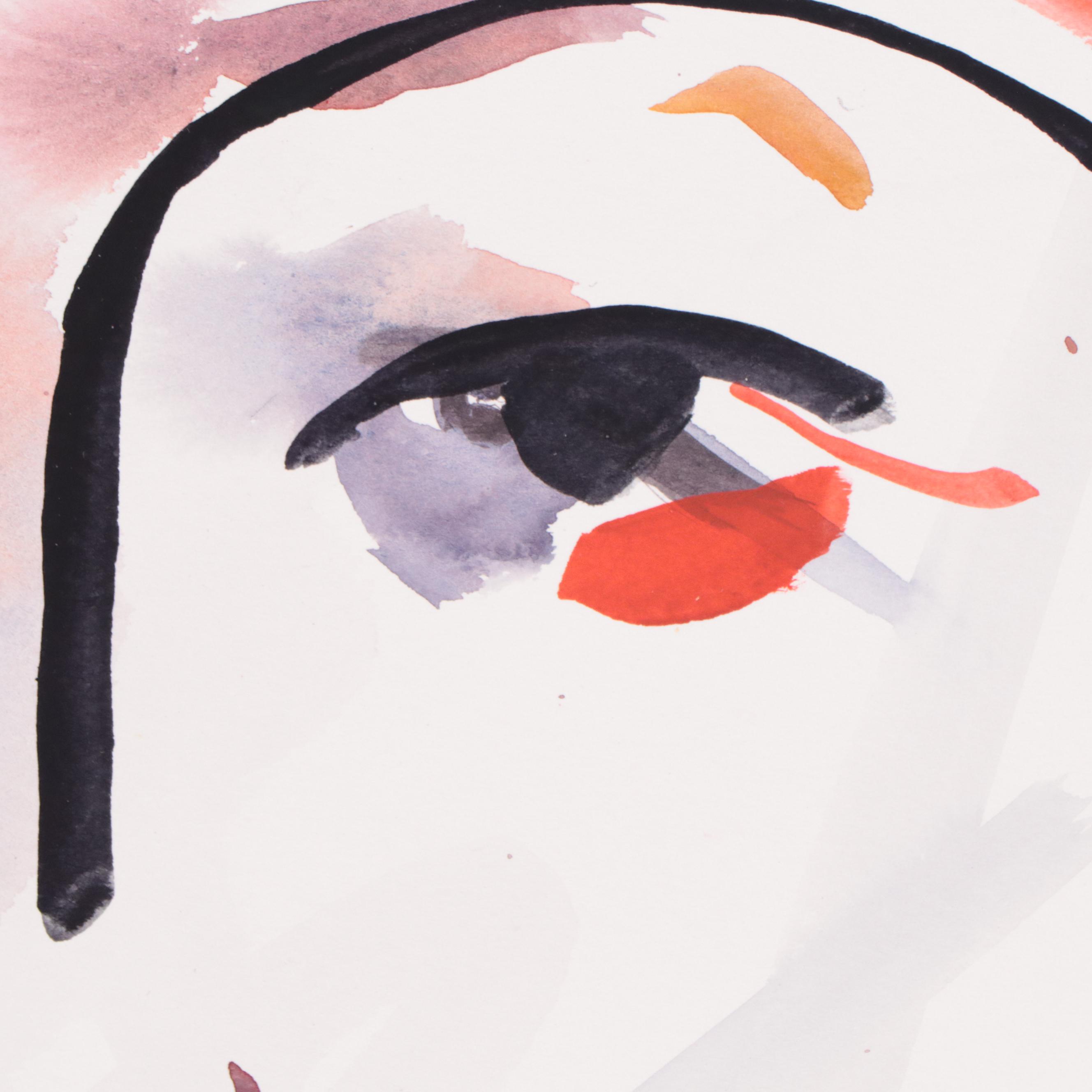 Dan Sabau Gouache and Watercolor Painting "The Traveler," 2022 | EBTH