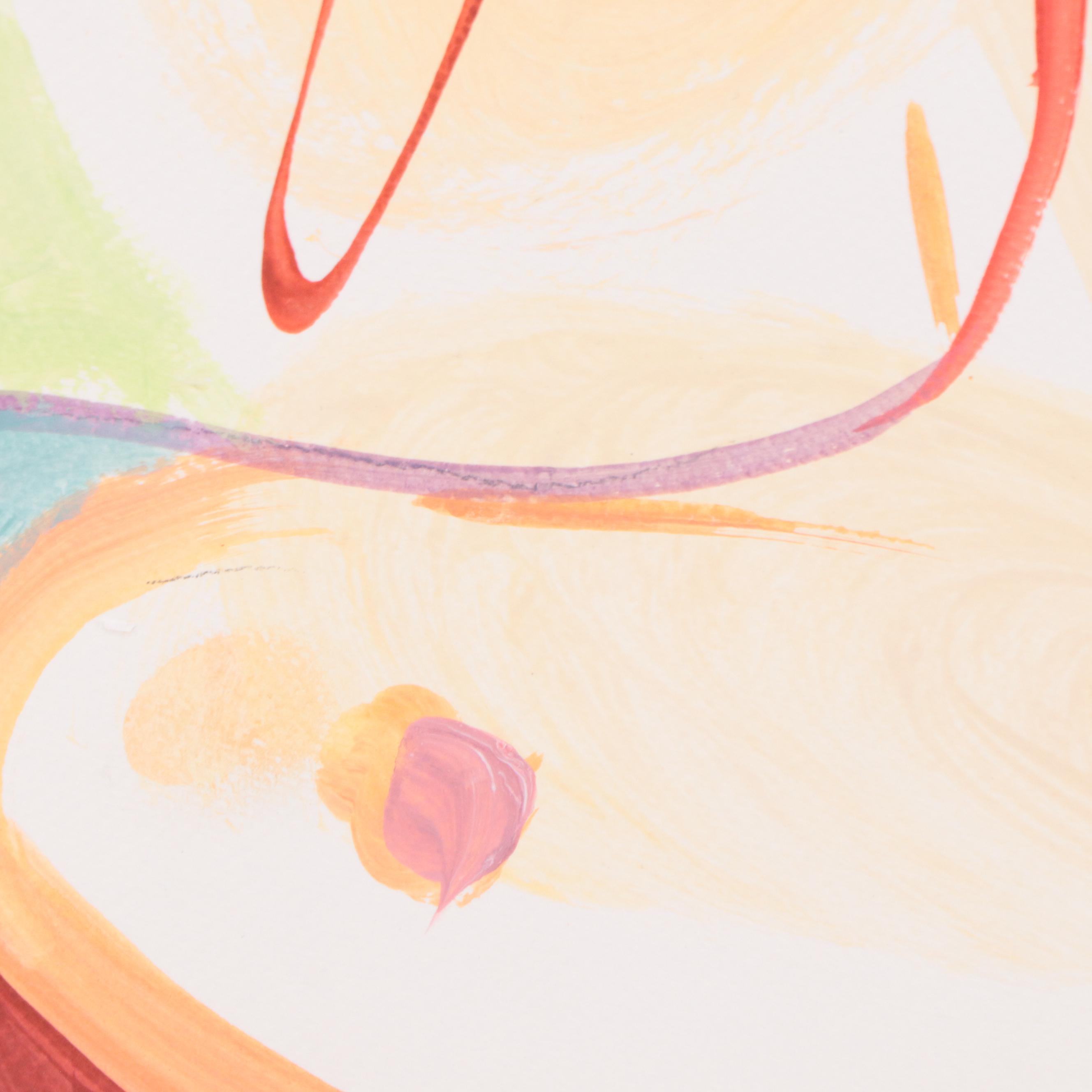 Dan Sabau Gouache and Watercolor Painting "The Shy Muse," 2022 | EBTH