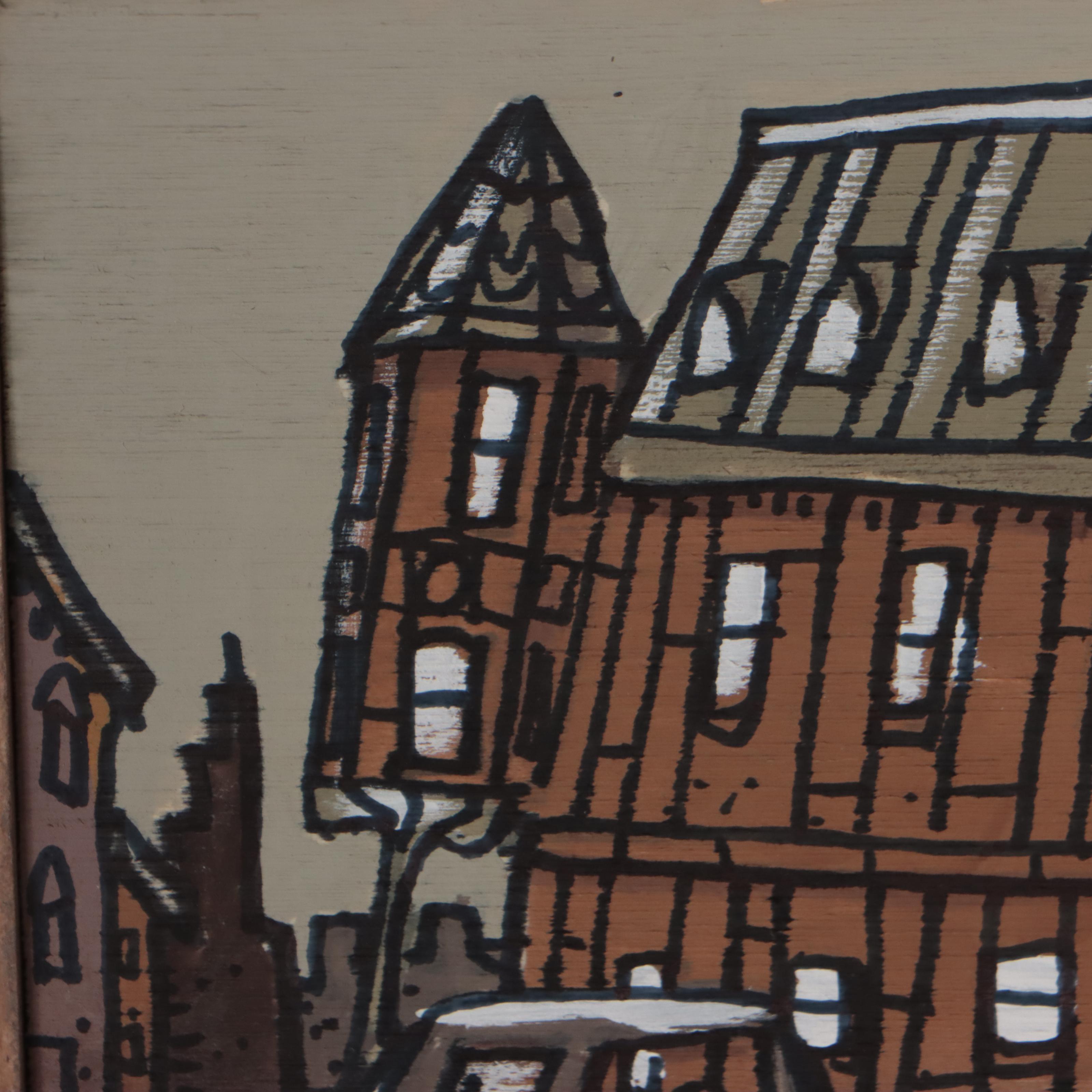 Aaron Wooten Cityscape Acrylic Painting "The Drive," 2022 | EBTH