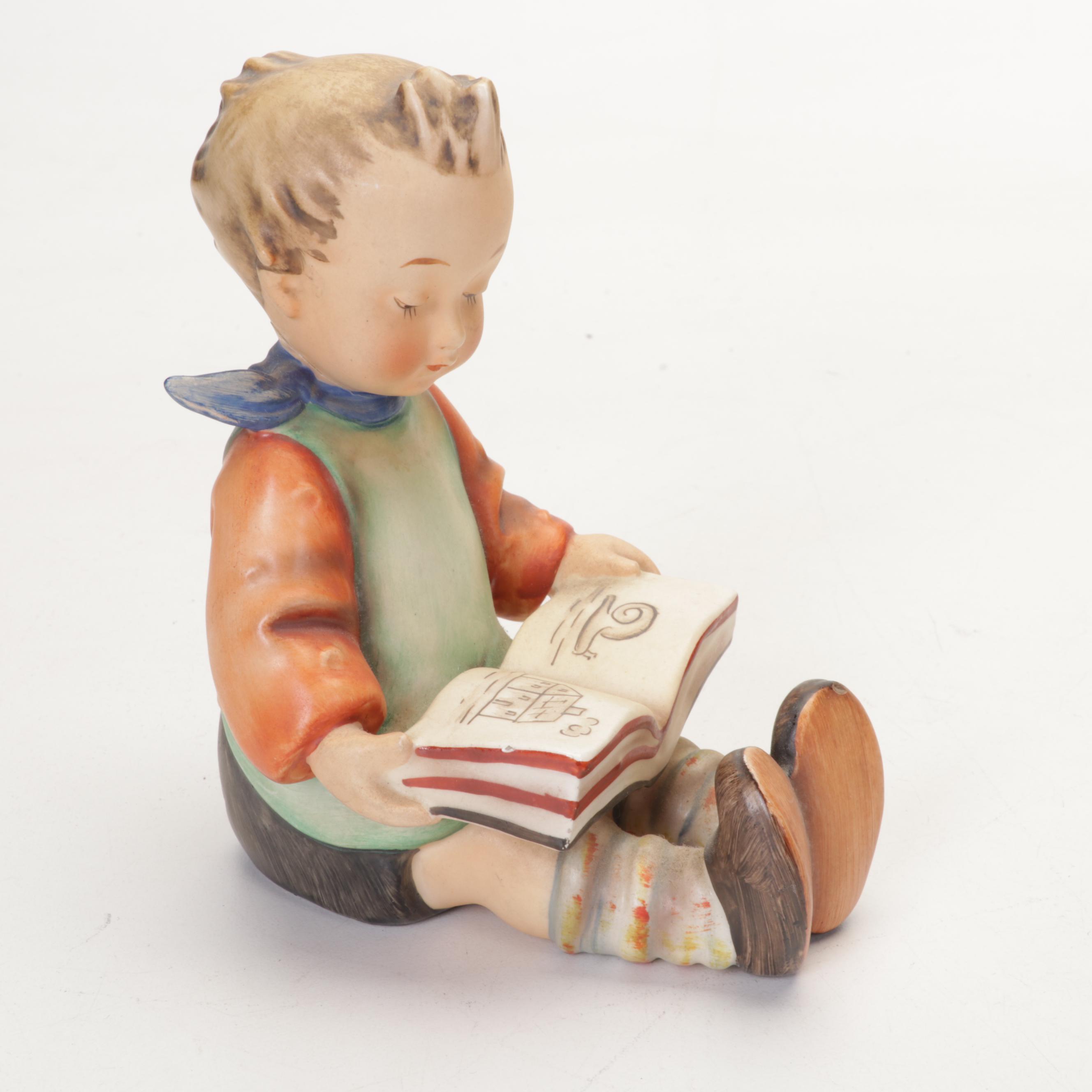 Goebel "Bookworm" Porcelain Bookend and More Porcelain Hummel ...