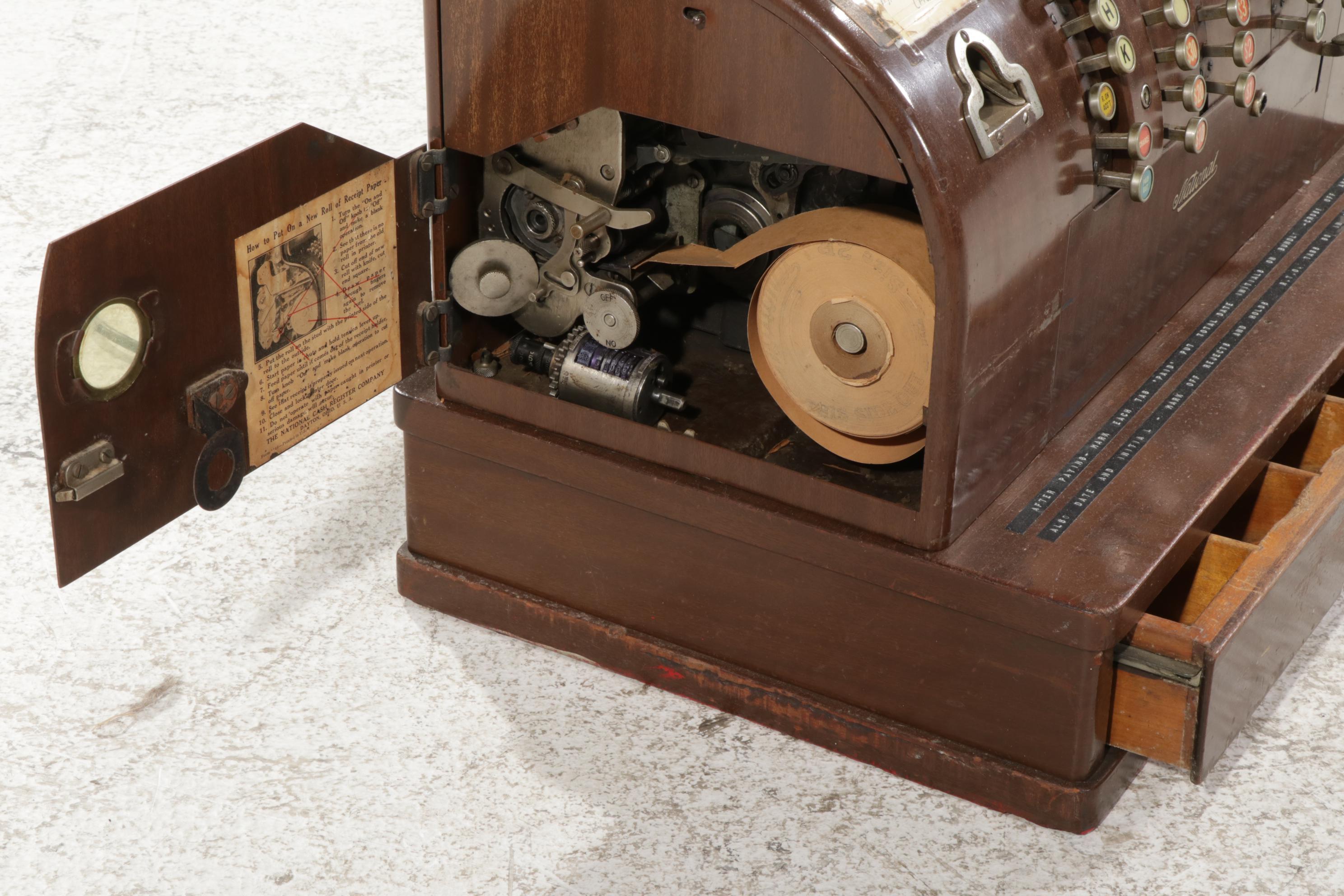 National Manual Cash Register, Mid 20th Century | EBTH