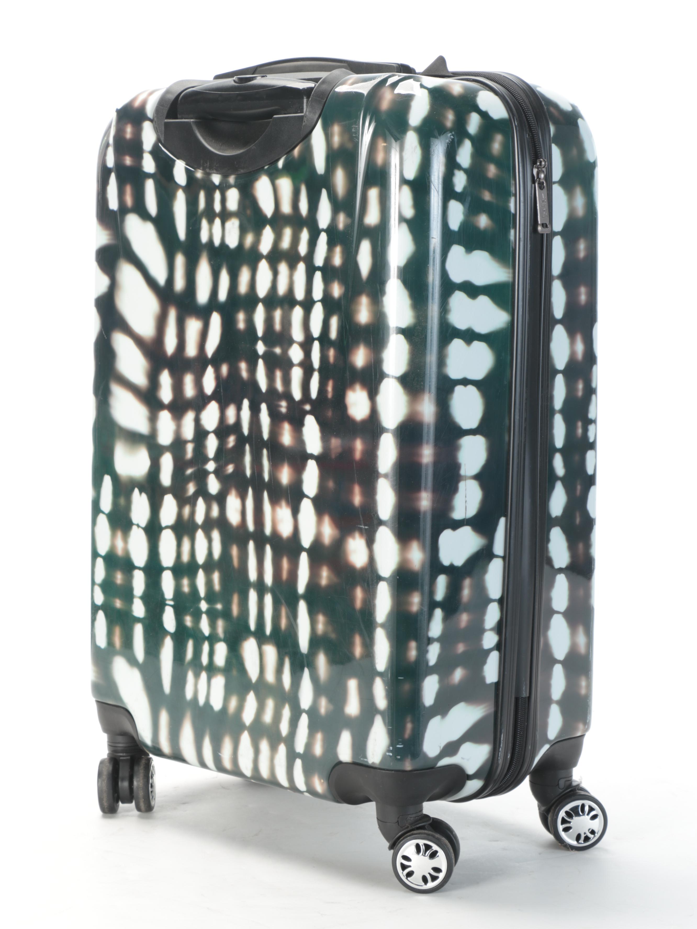 Nicole Miller Abstract Design Hardside Wheeled Suitcases | EBTH