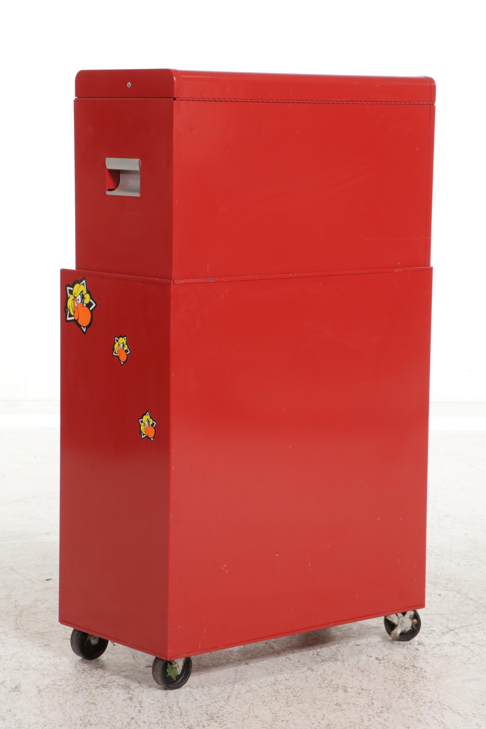 Craftsman Rolling Two-Tier Toolbox with Power and Hand Tools | EBTH