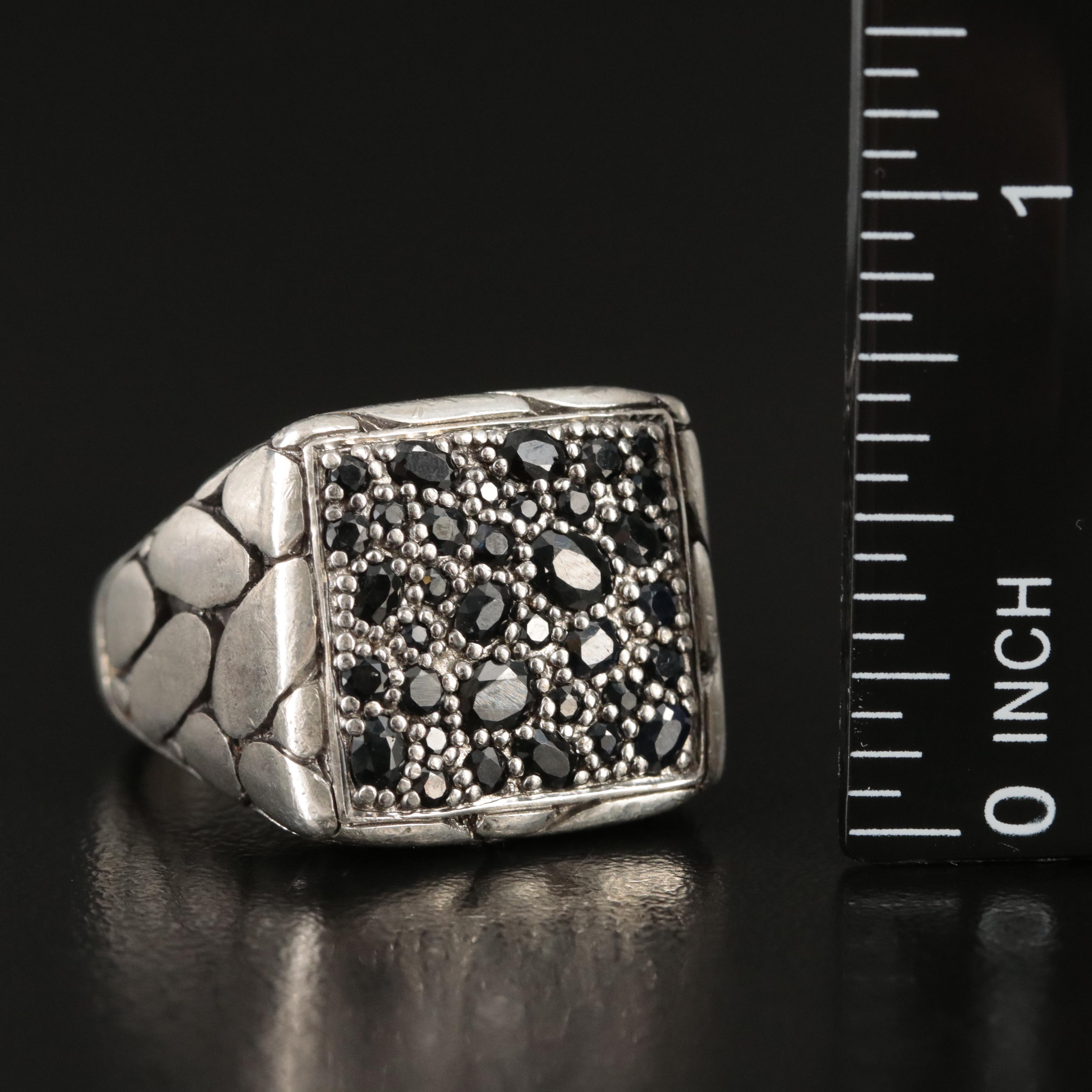 John Hardy "Kali" Stering Sapphire Ring | EBTH