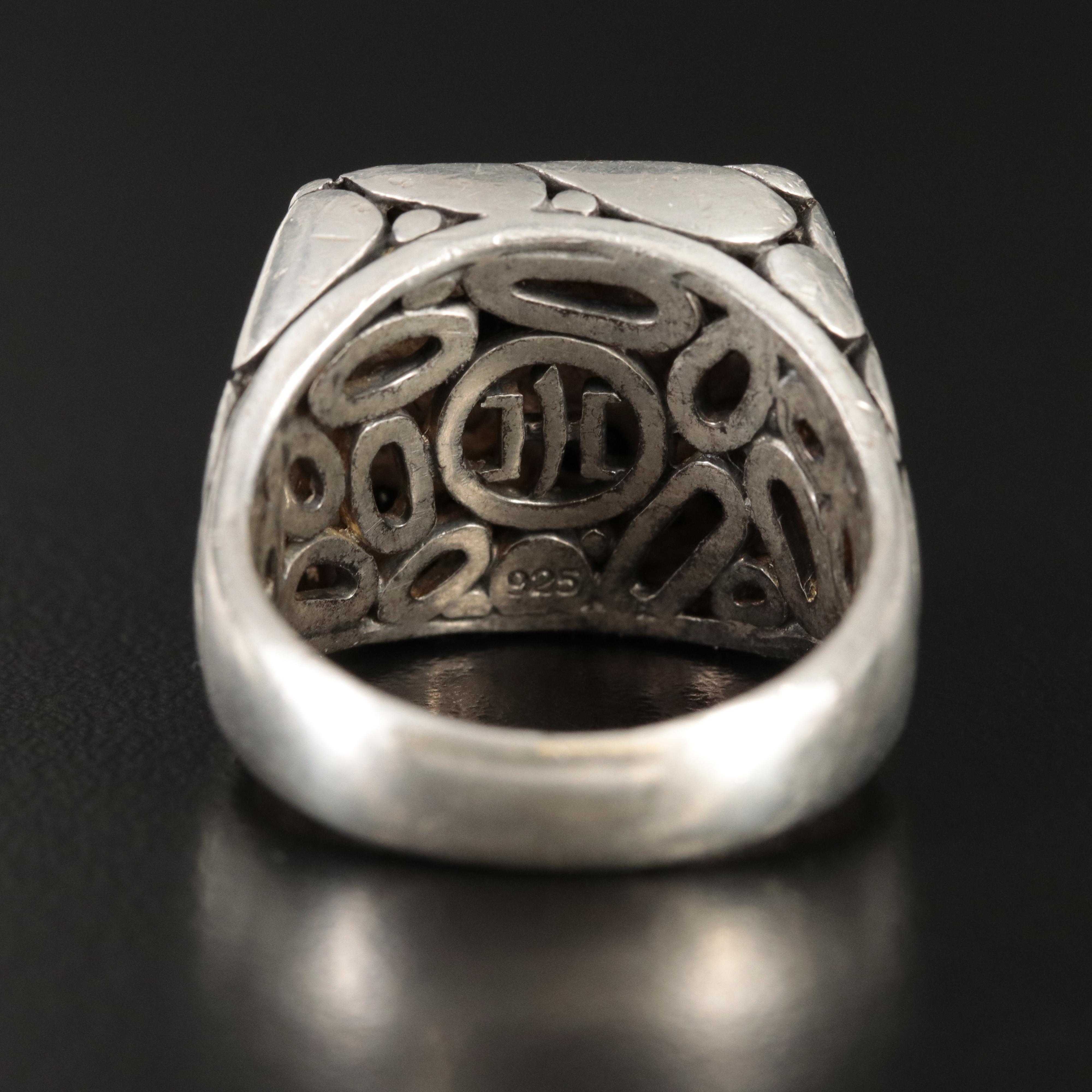 John Hardy "Kali" Stering Sapphire Ring | EBTH
