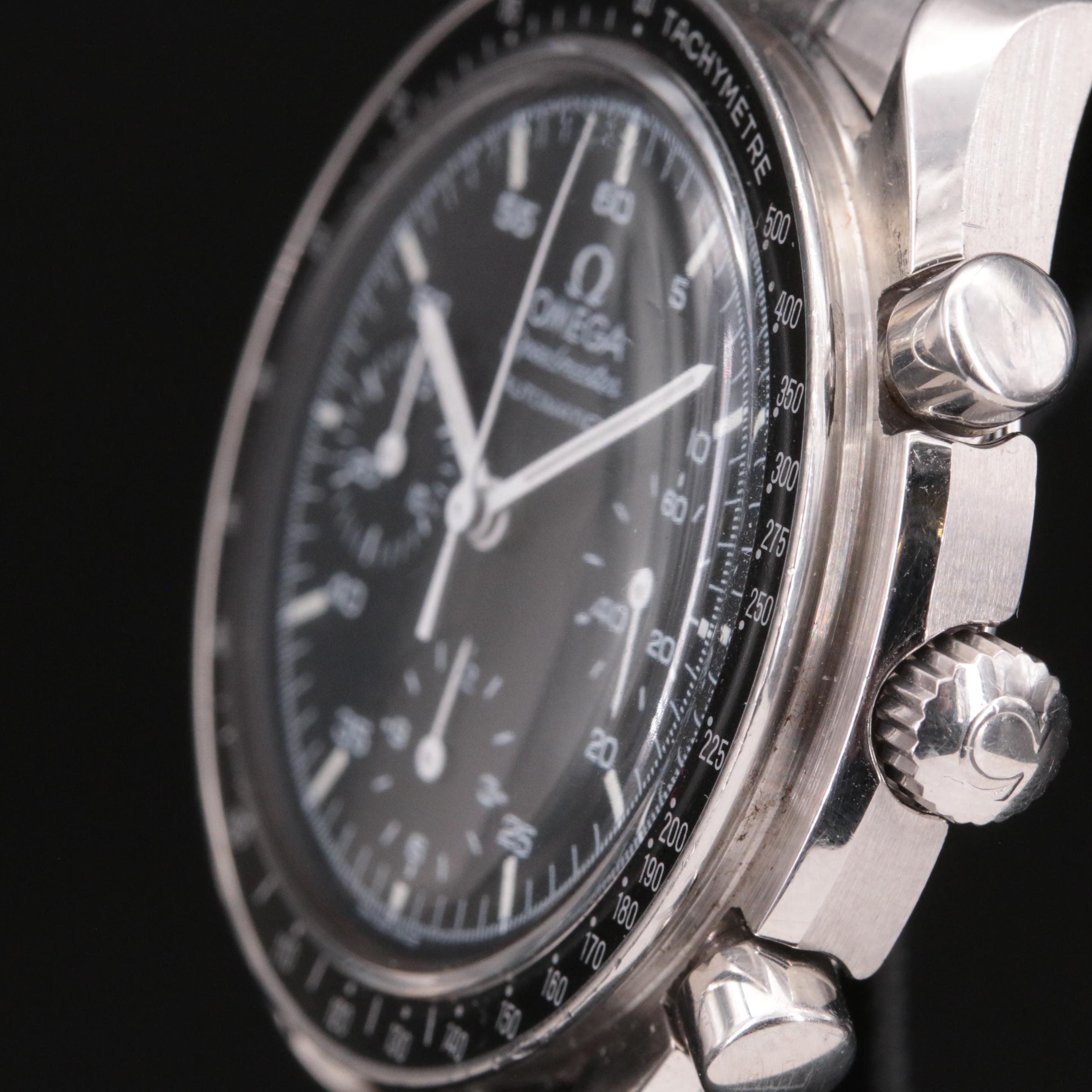 1999 Omega Speedmaster Reduced Automatic Chronograph Wristwatch | EBTH