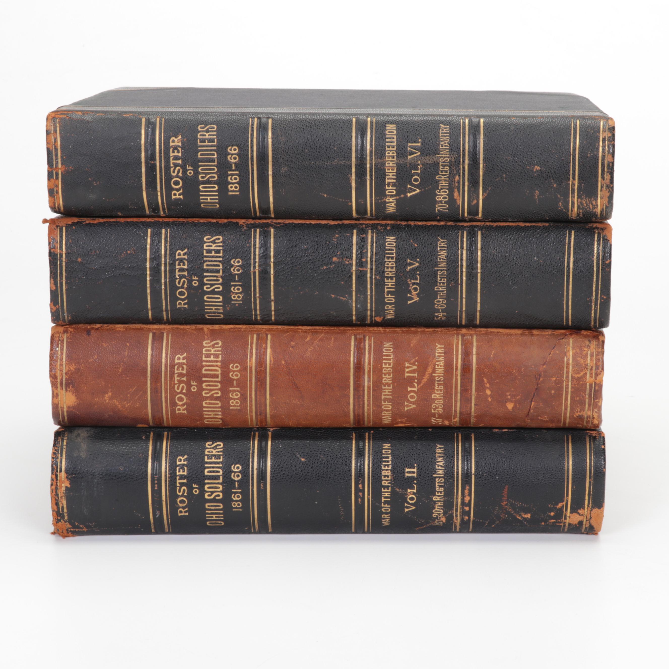 "Official Roster of the Soldiers of the State of Ohio" Books, 1880s | EBTH