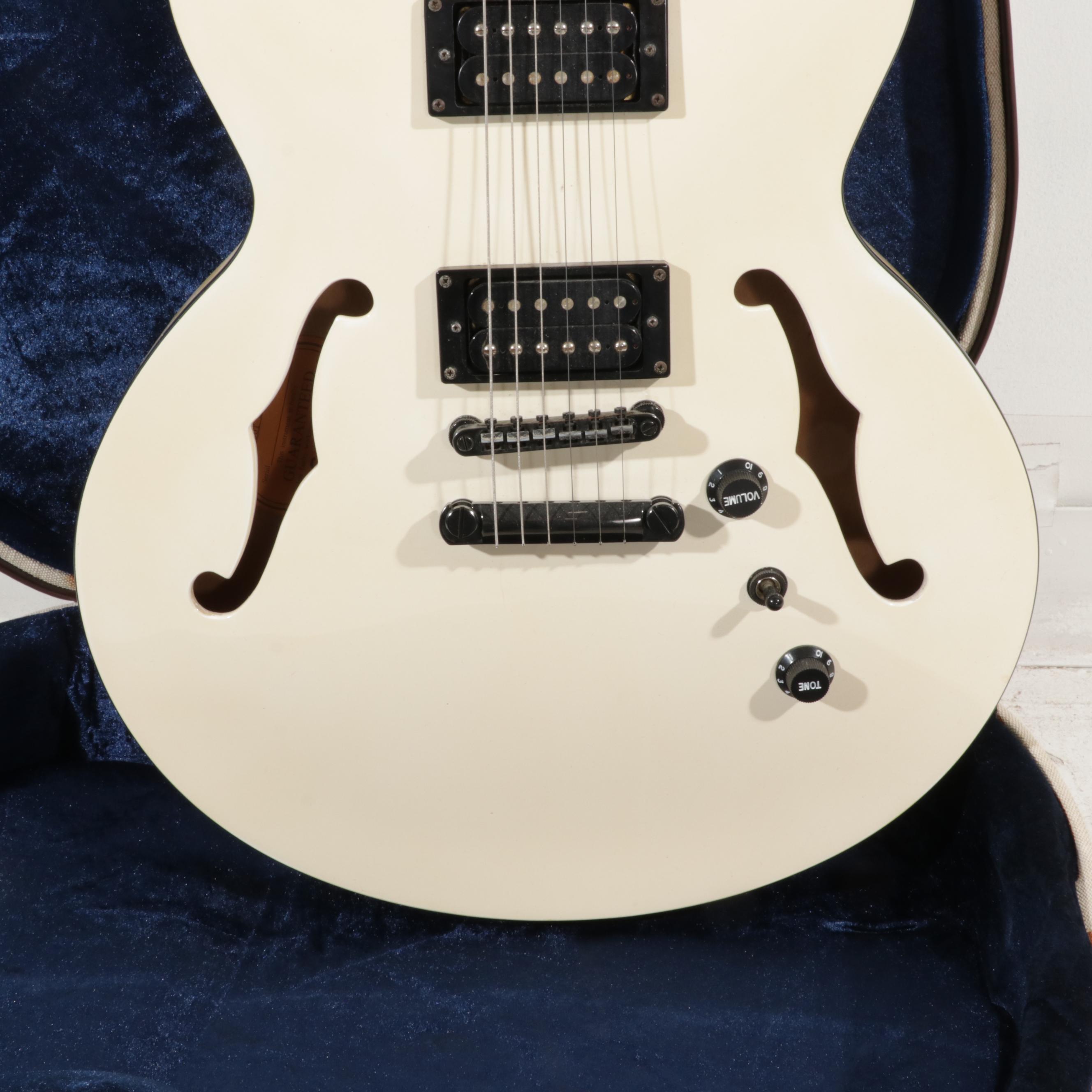 Epiphone Dot Studio Alpine White Electric Guitar with Gator Hard Case ...