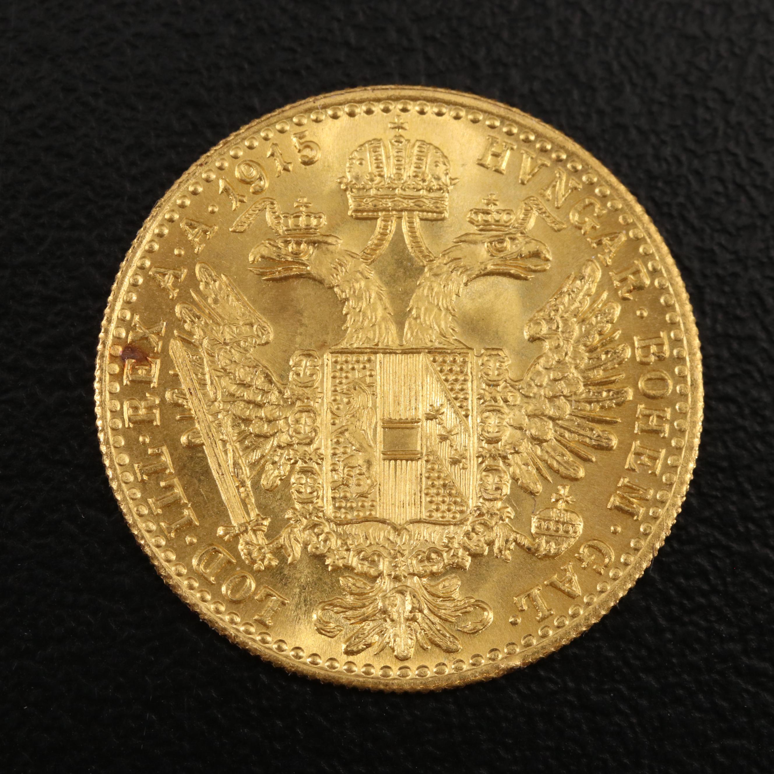 1915 (Restrike) Austria Gold Ducat | EBTH