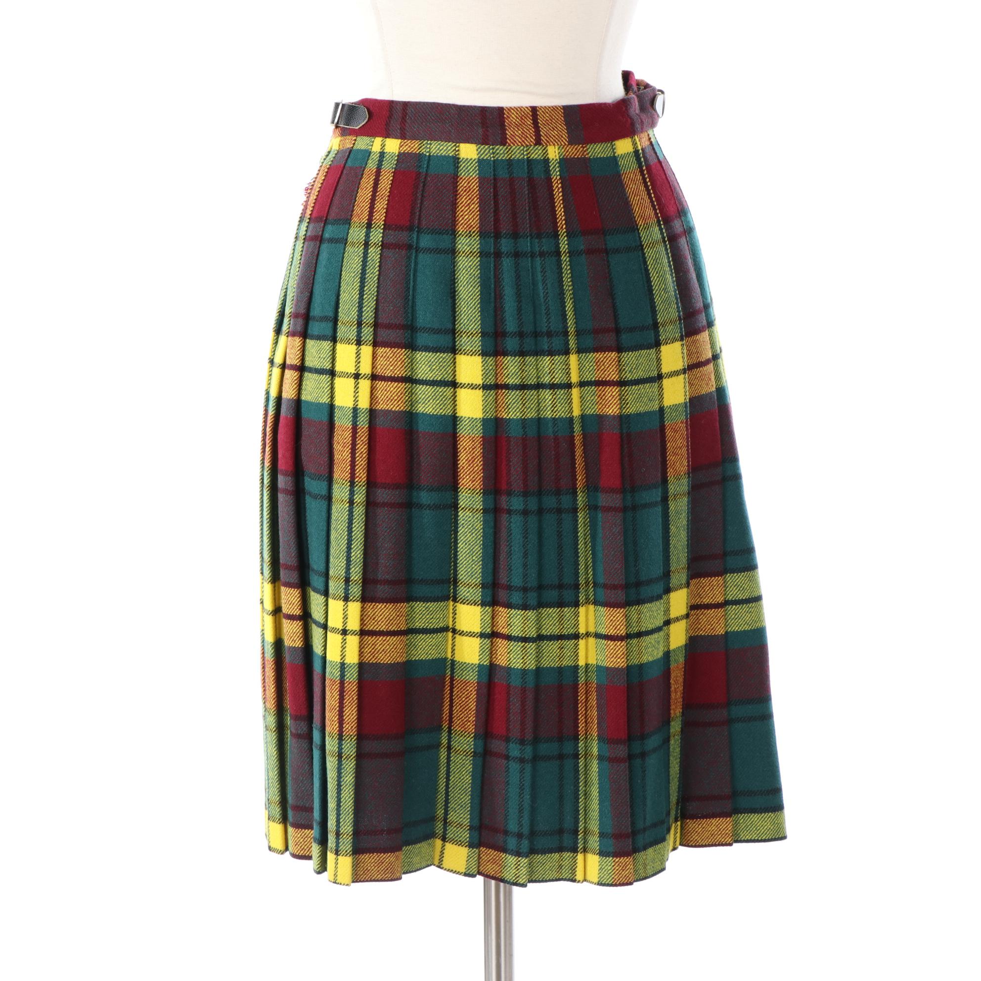 MacMillan Old Medium Tartan Wool Kilt | EBTH