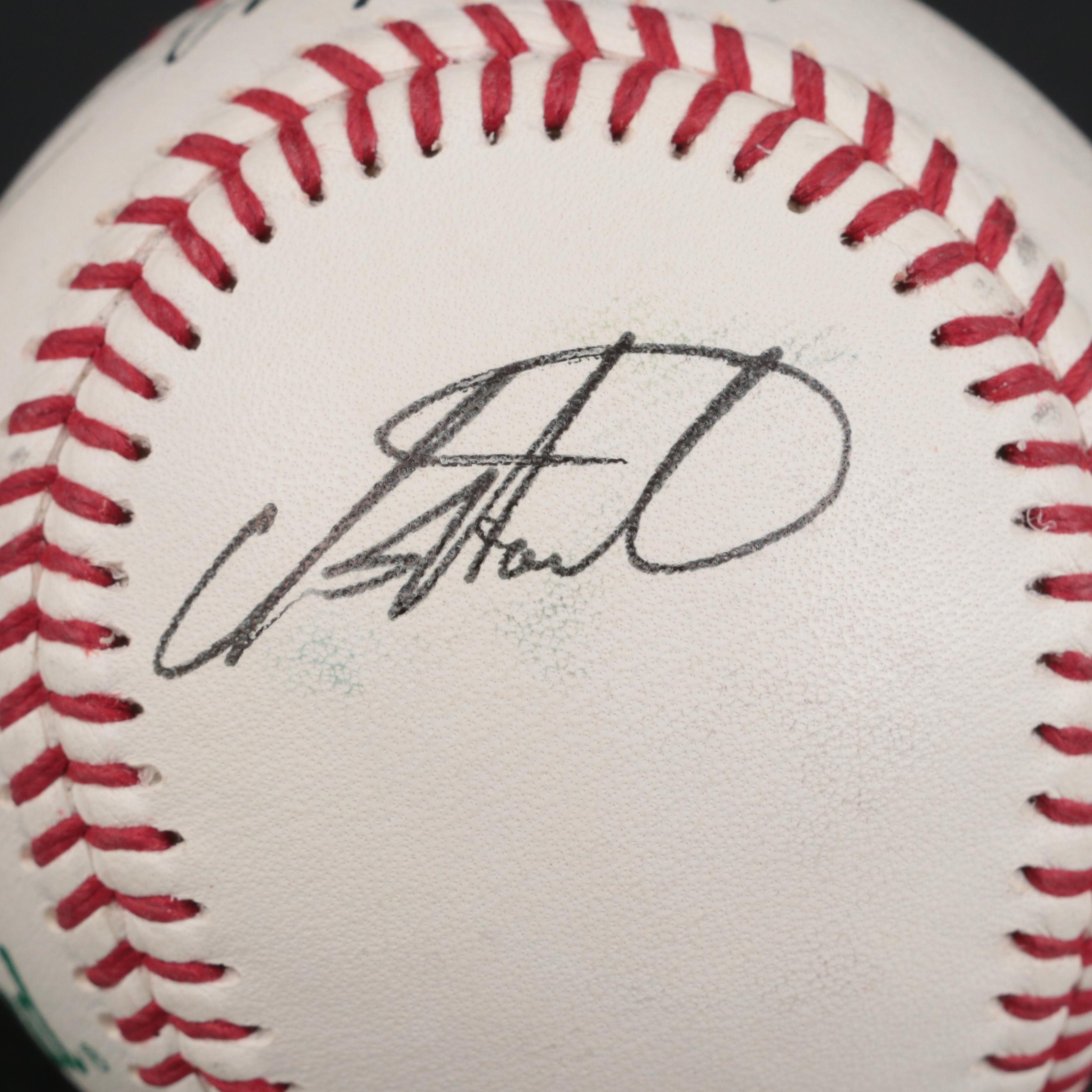 Rawlings, Diamond Signed Baseballs With Tom Lasorda, Bruce Sutter, Mike ...