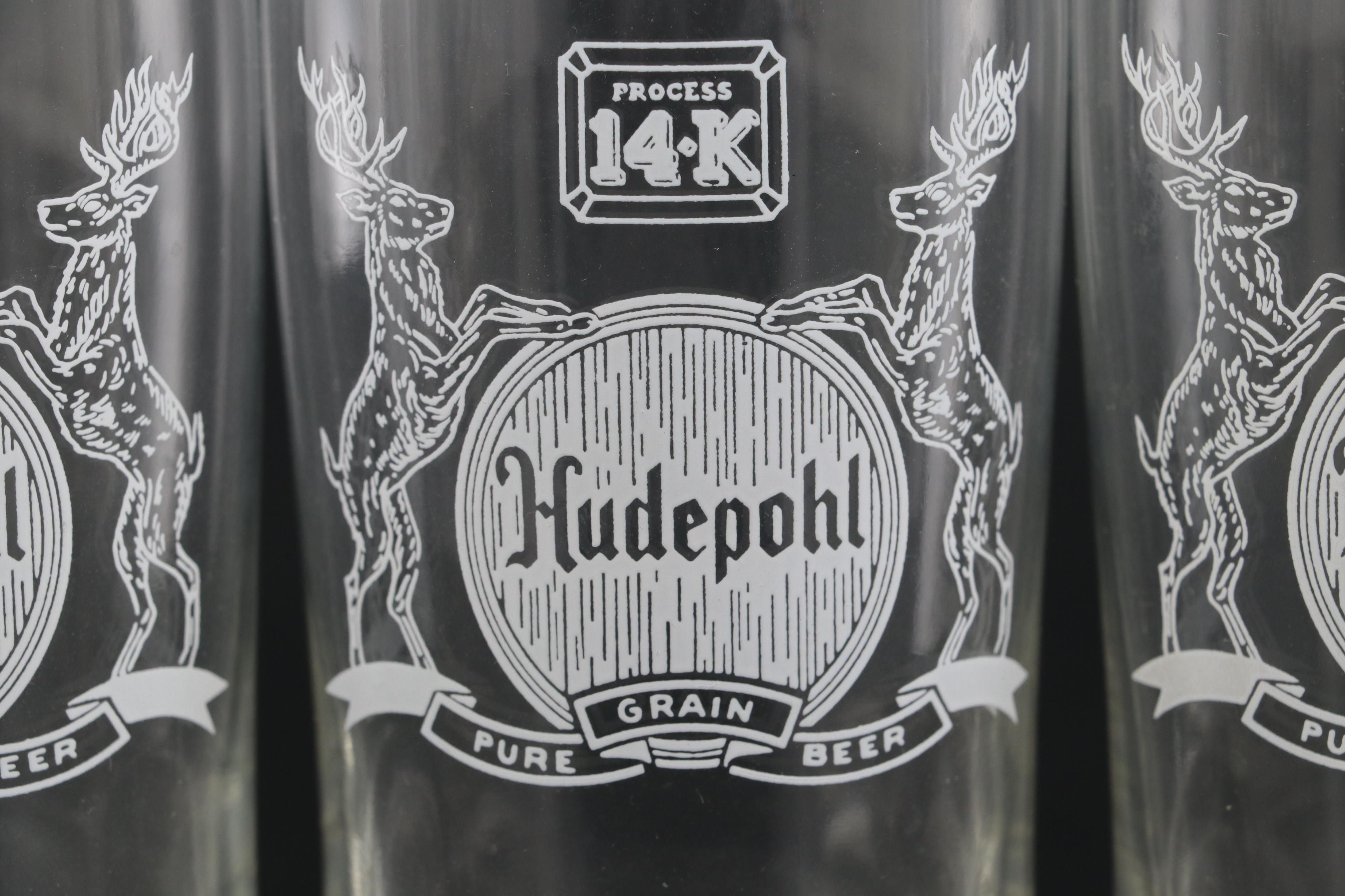 Hudepohl and Other Beer Glasses and Goblets | EBTH