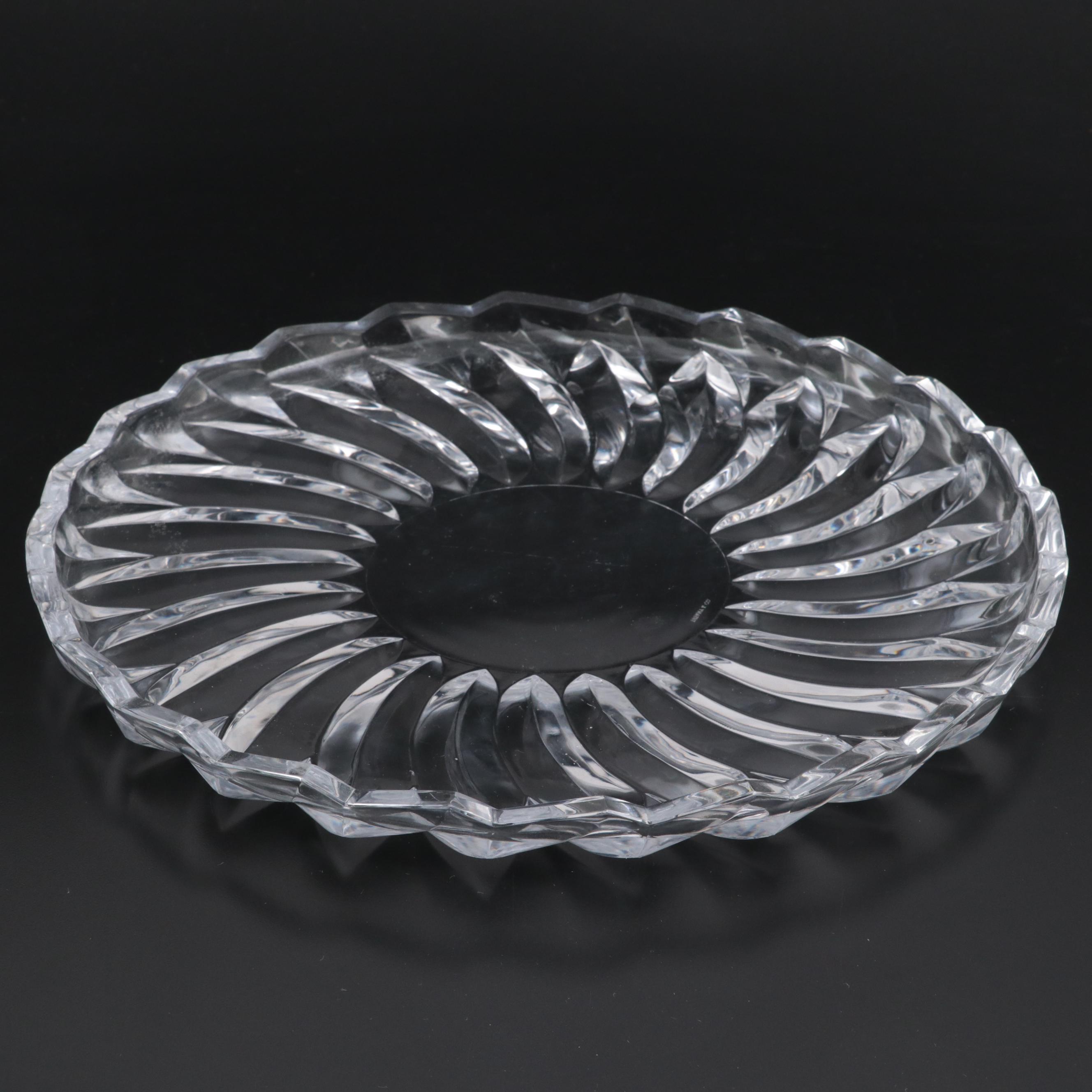 Tiffany & Co. Round Crystal Serving Platter | EBTH