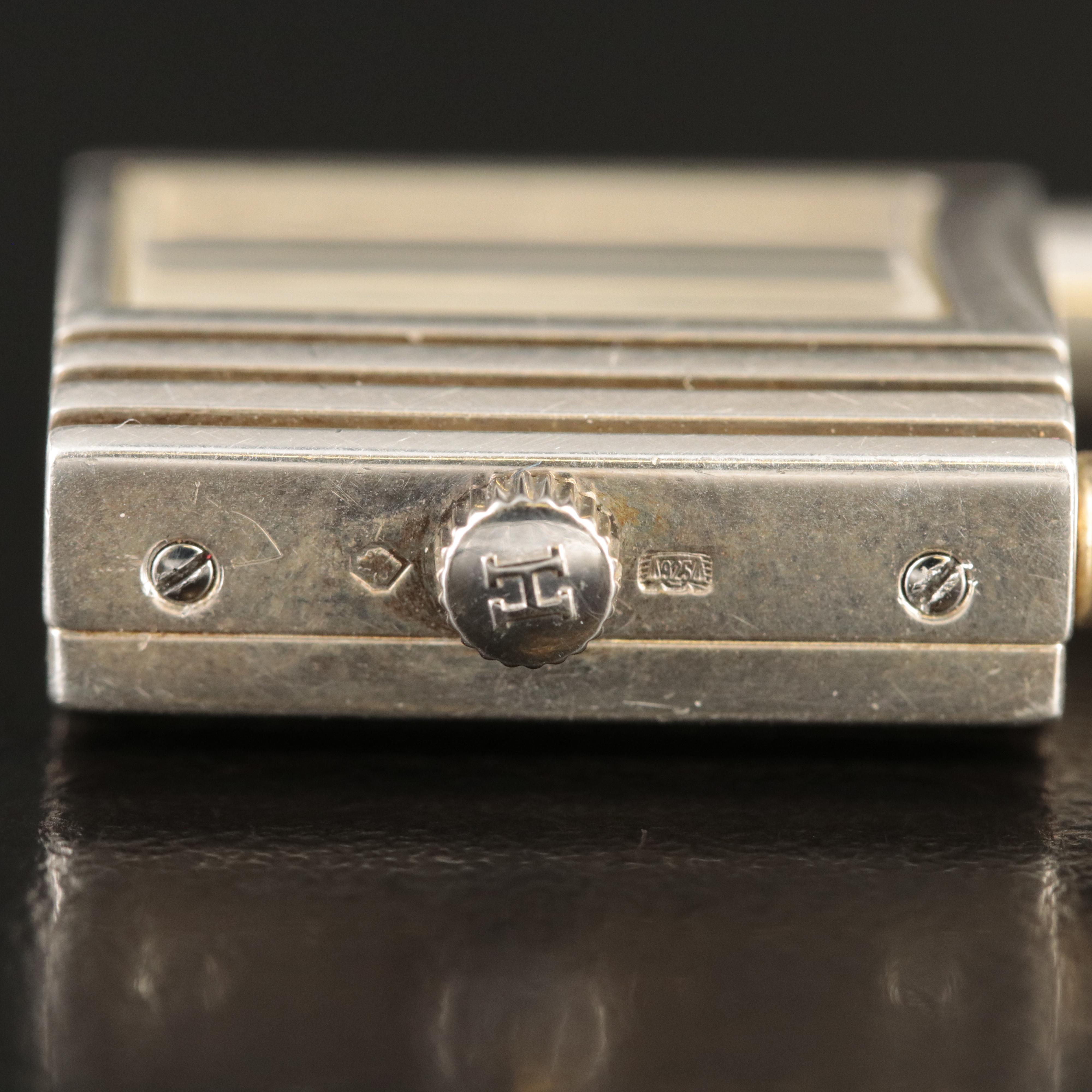 Hermès Sterling Silver Kelly Lock Wristwatch | EBTH