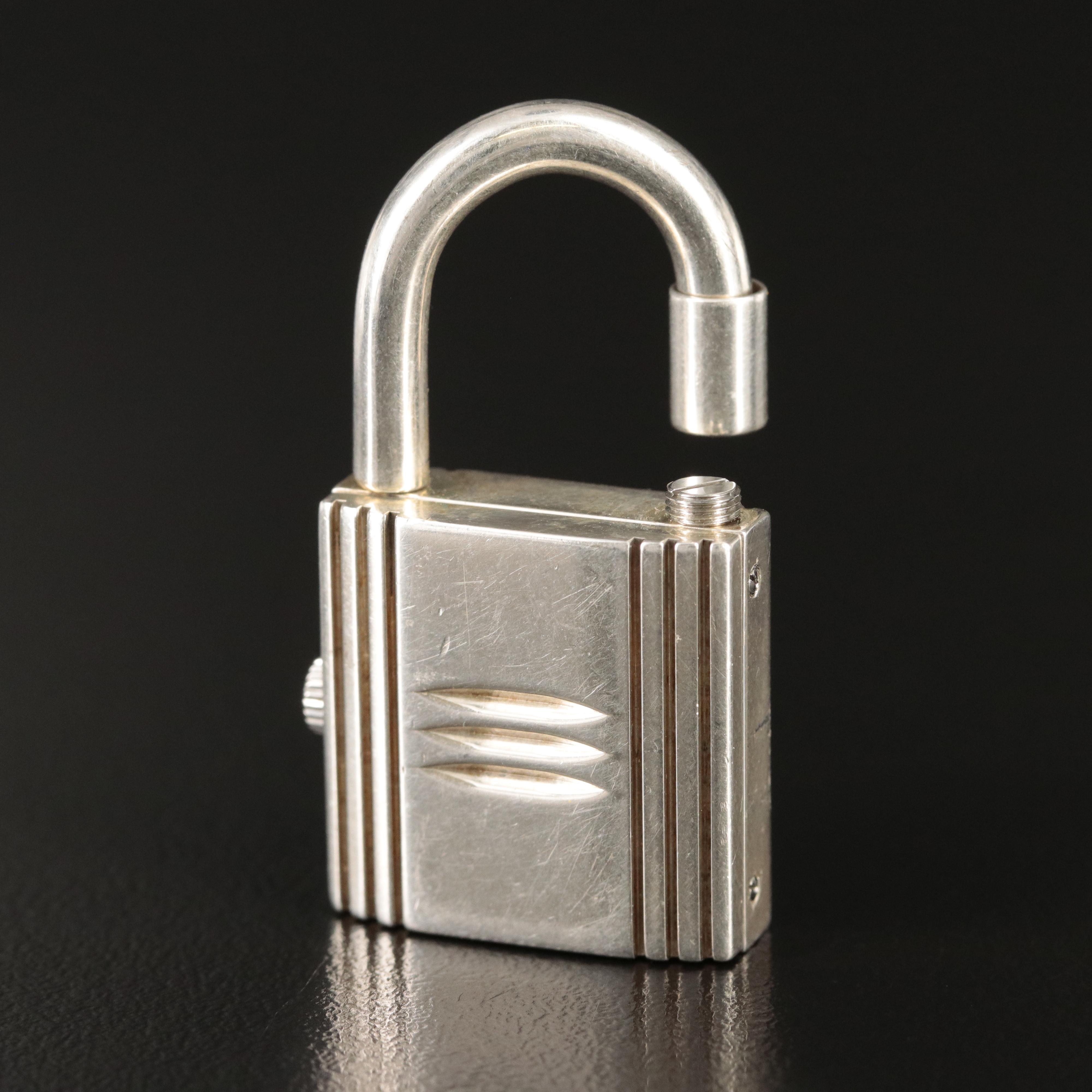 Hermès Sterling Silver Kelly Lock Wristwatch | EBTH