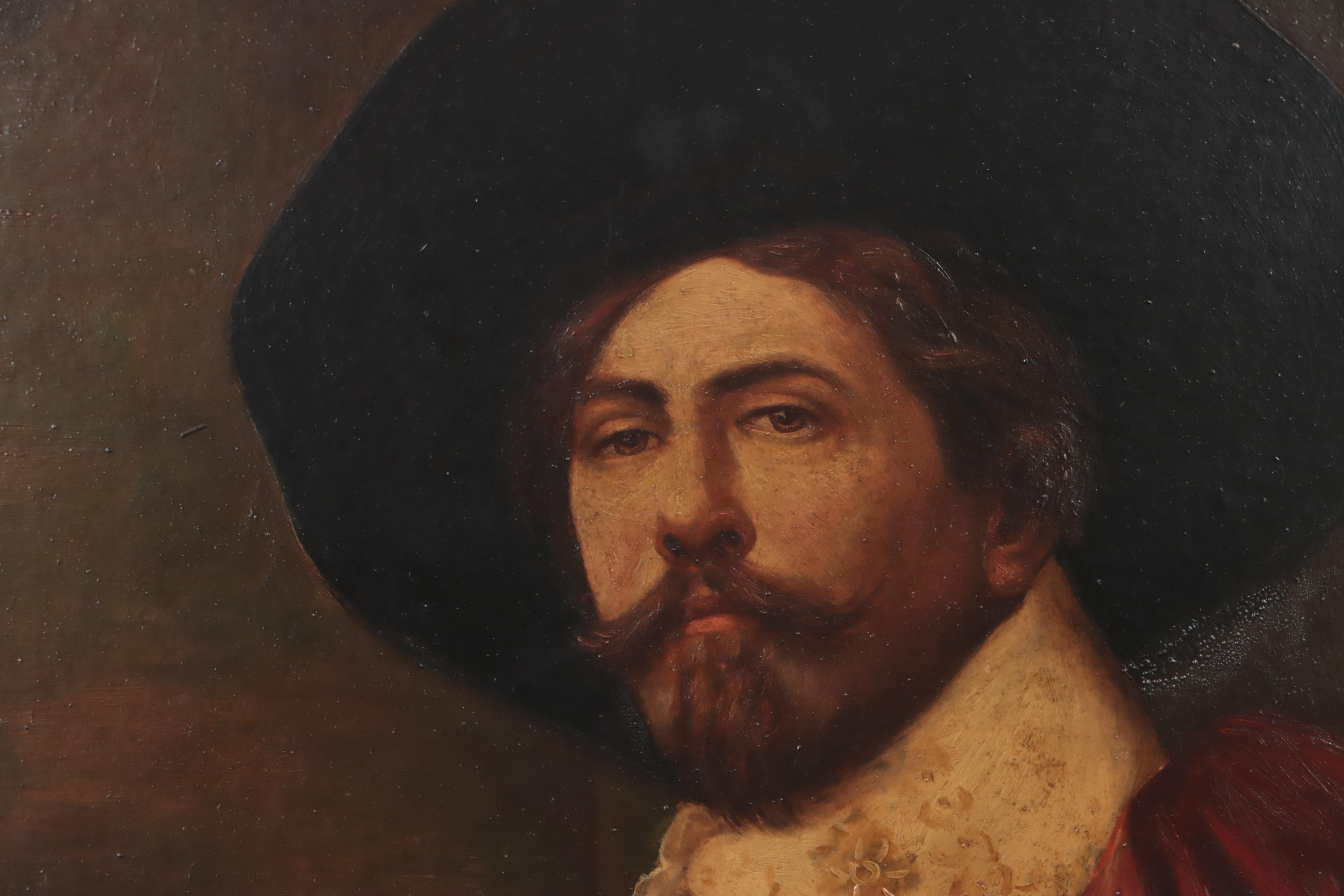 Portrait Oil Painting of French Cavalier, 19th Century | EBTH