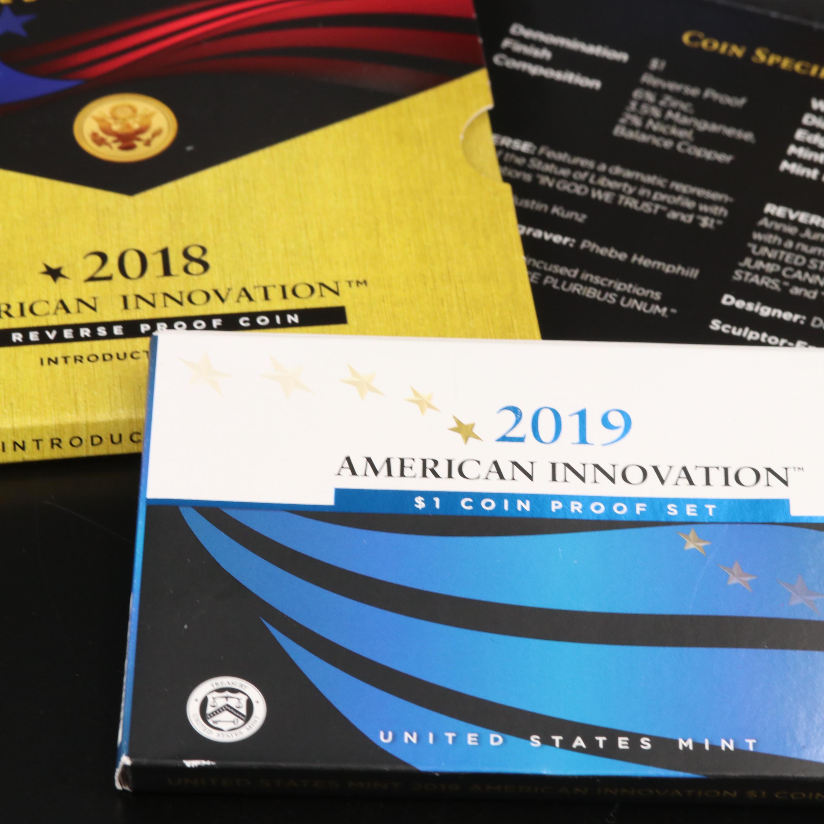 Three American Innovations Proof Sets | EBTH