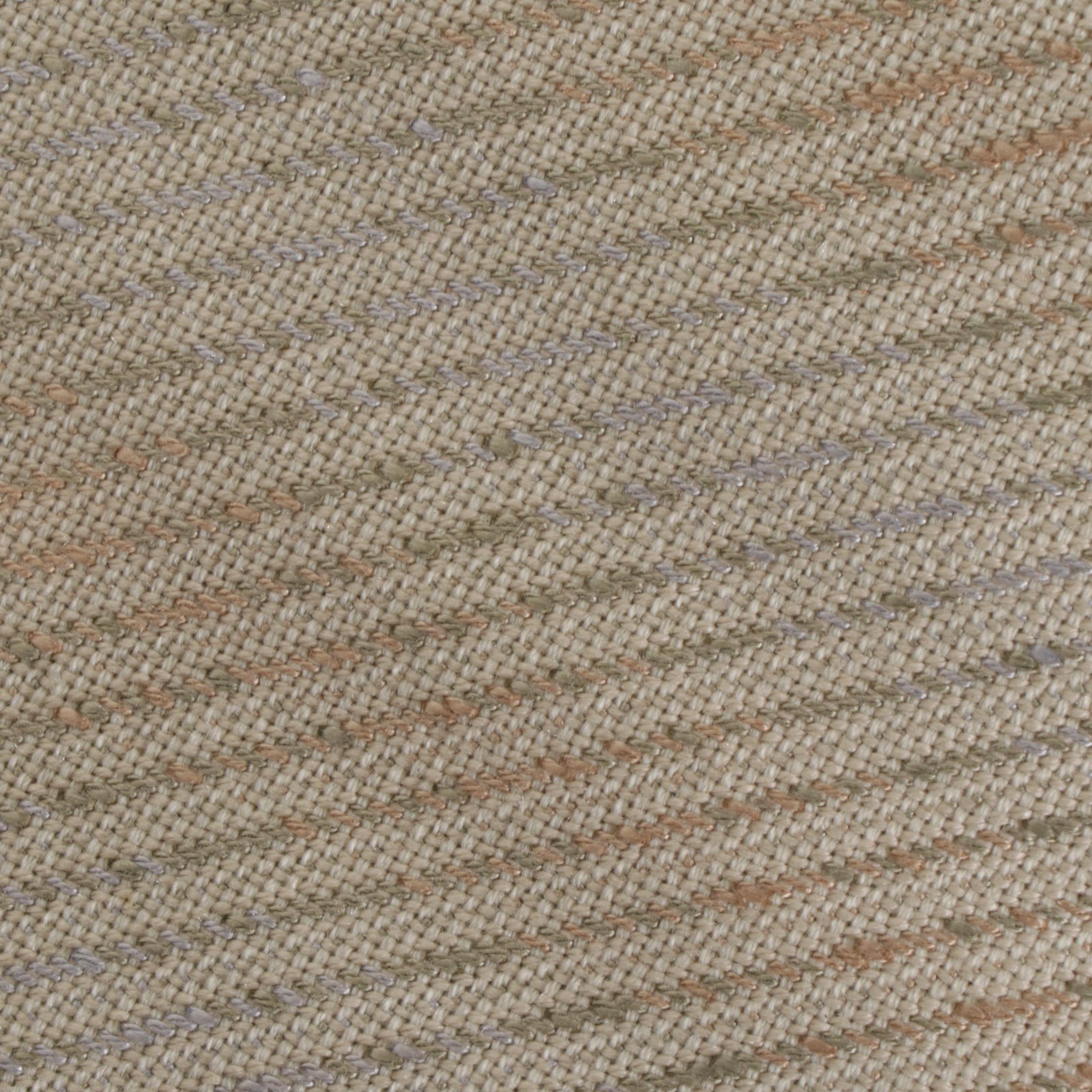 Modernist Fabric-Upholstered Chaise Lounge on Block Pedestal Platform ...